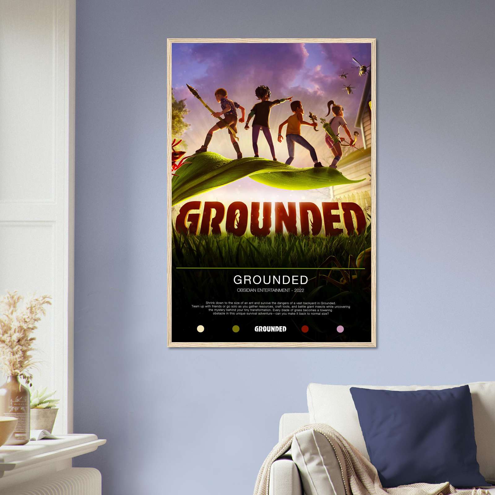 Grounded Poster, Gaming Poster, Full-Size Poster, Ready to Hang - Citiesbox