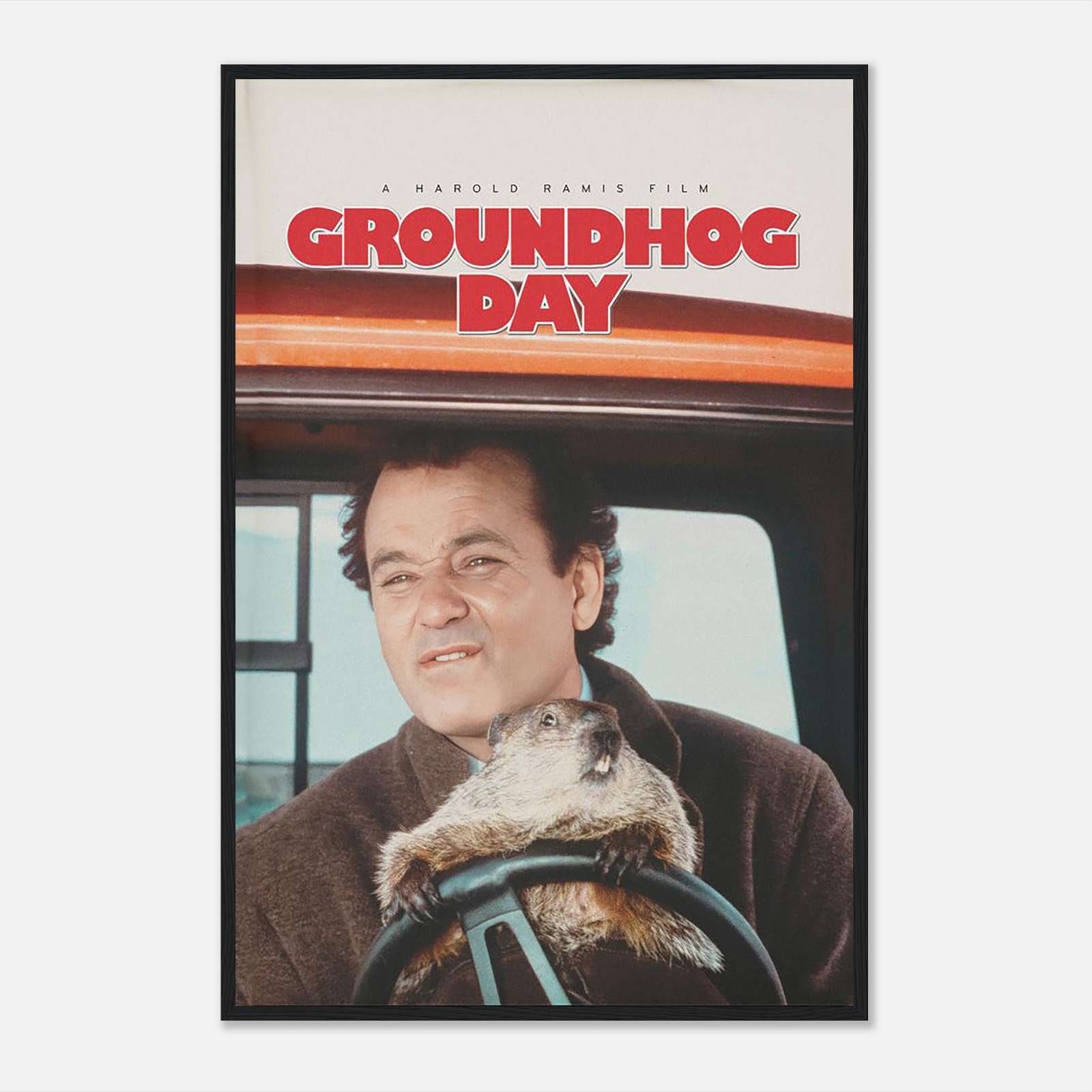 Groundhog Day Movie Poster, Groundhog Day Poster, Vintage Movie Poster ...