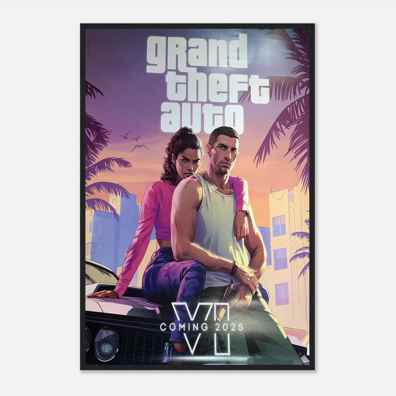Gta 6 Poster, Grand Theft Auto Vi 2025 Poster, Full-Size Poster, Ready ...
