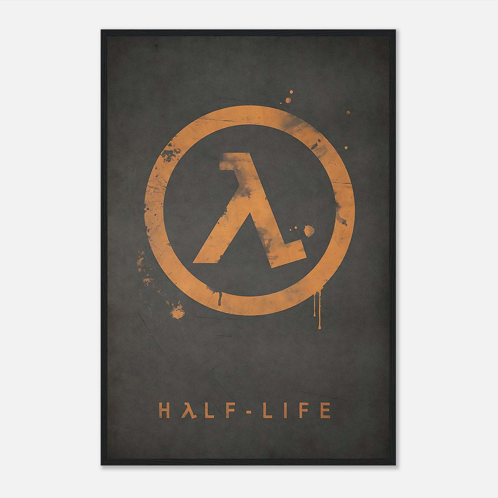 Half Life Poster, Fps Gaming Poster, Video Game Poster, Full-Size ...