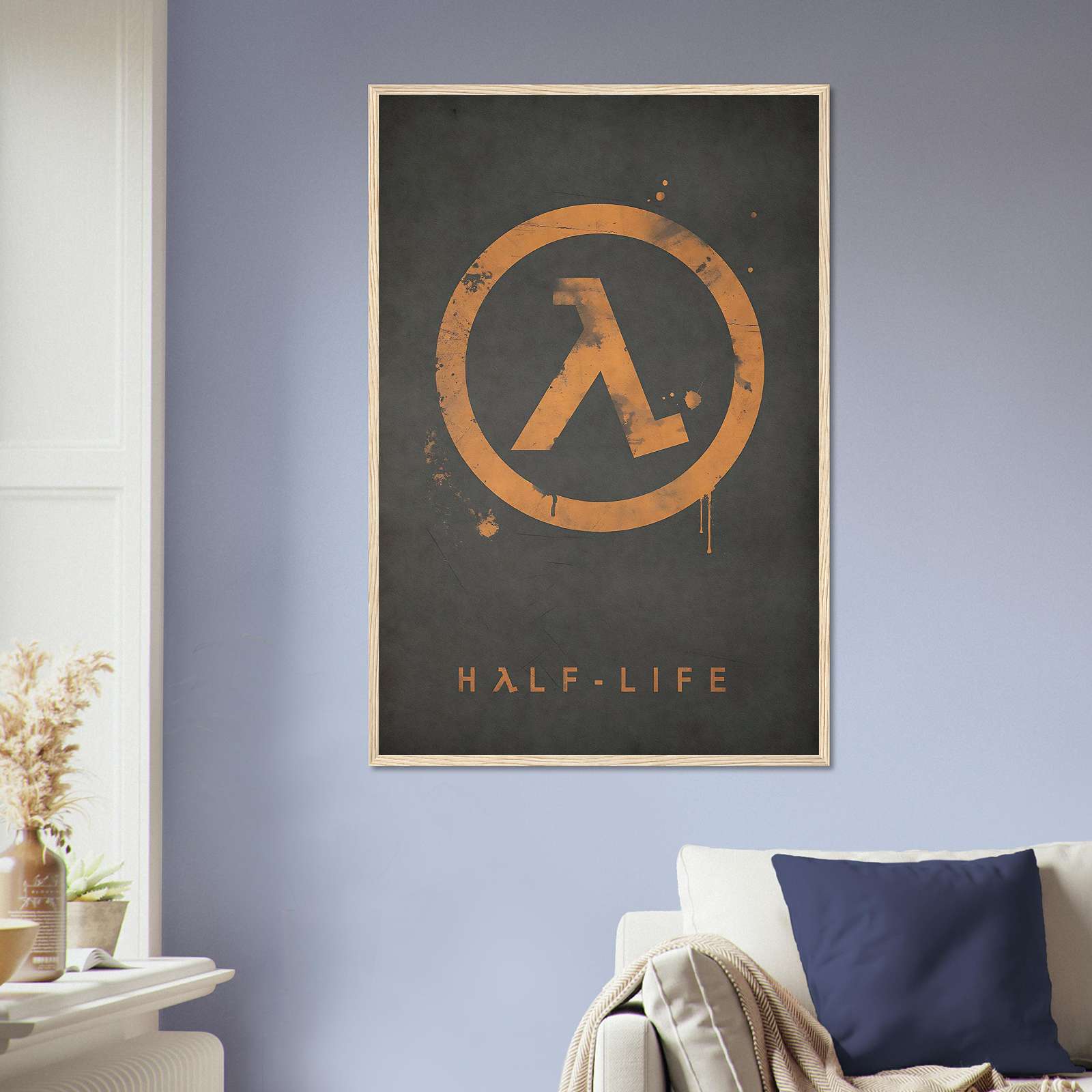 Half Life Poster, Fps Gaming Poster, Video Game Poster, Full-Size ...
