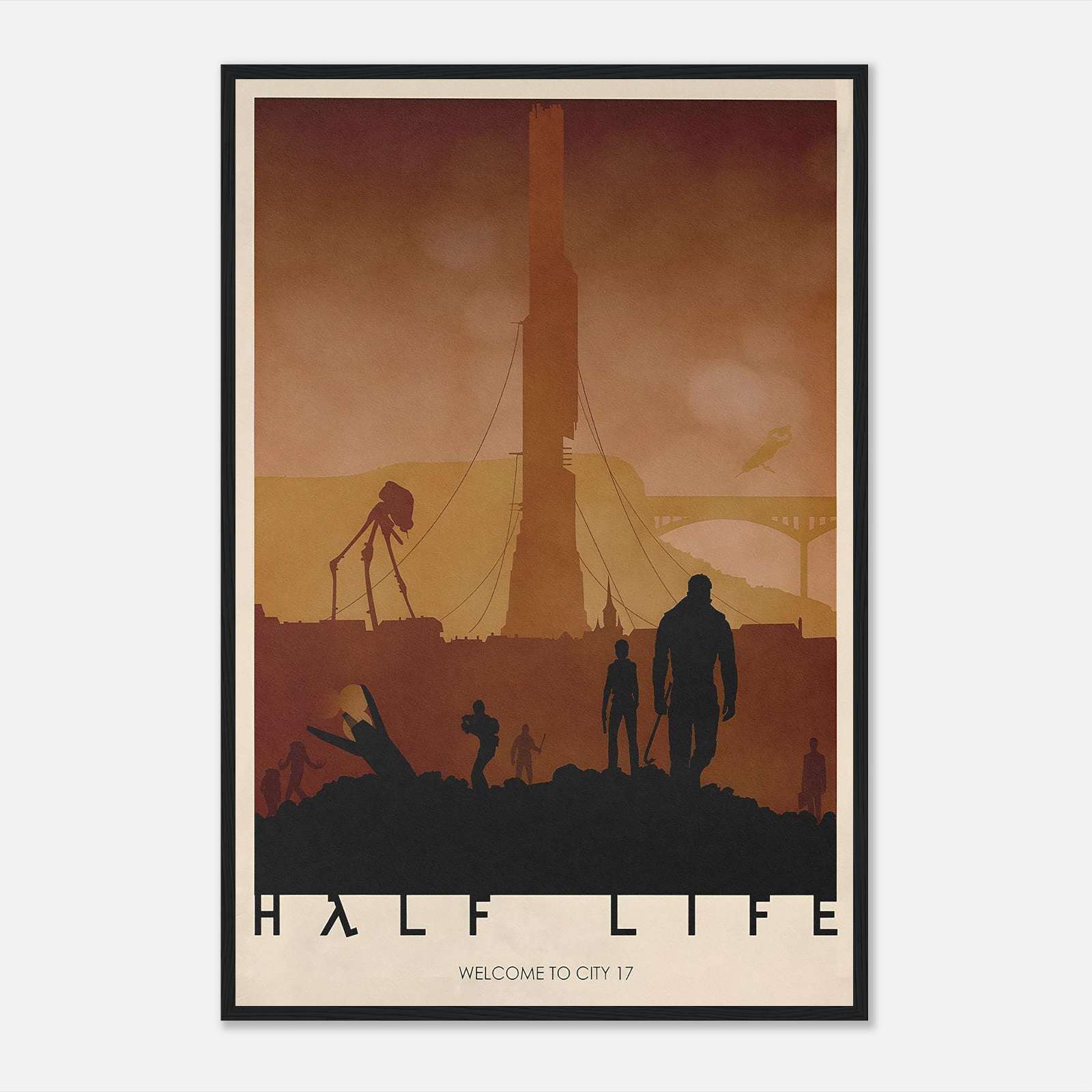 Half-Life Poster, Video Game Poster, Gaming Poster, Full-Size Poster ...