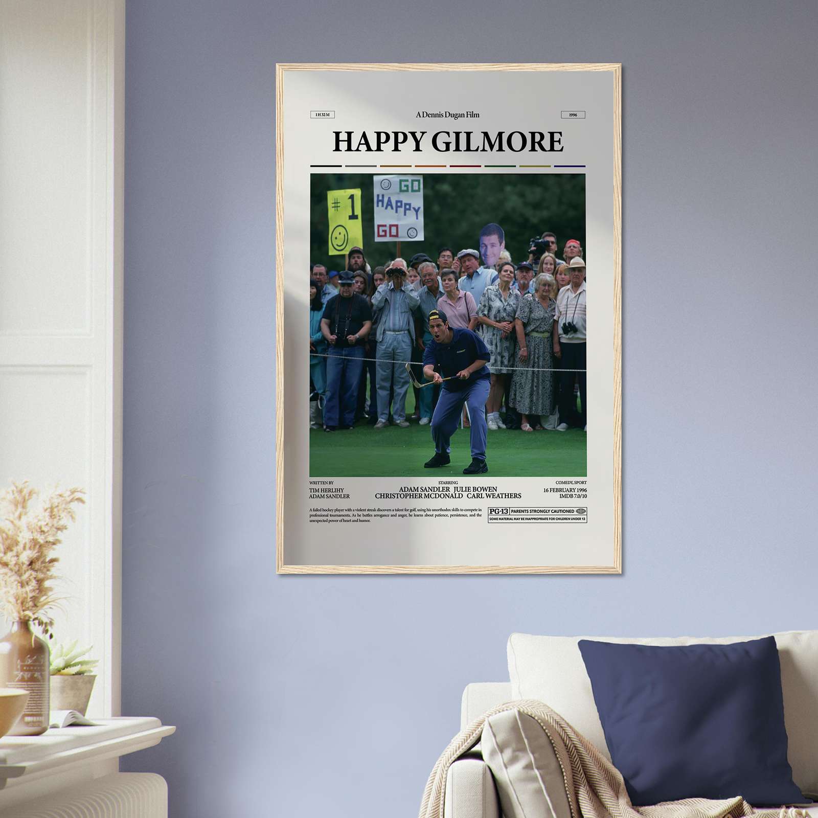 Happy Gilmore Movie Poster, Happy Gilmore Film Poster, Movie Poster ...