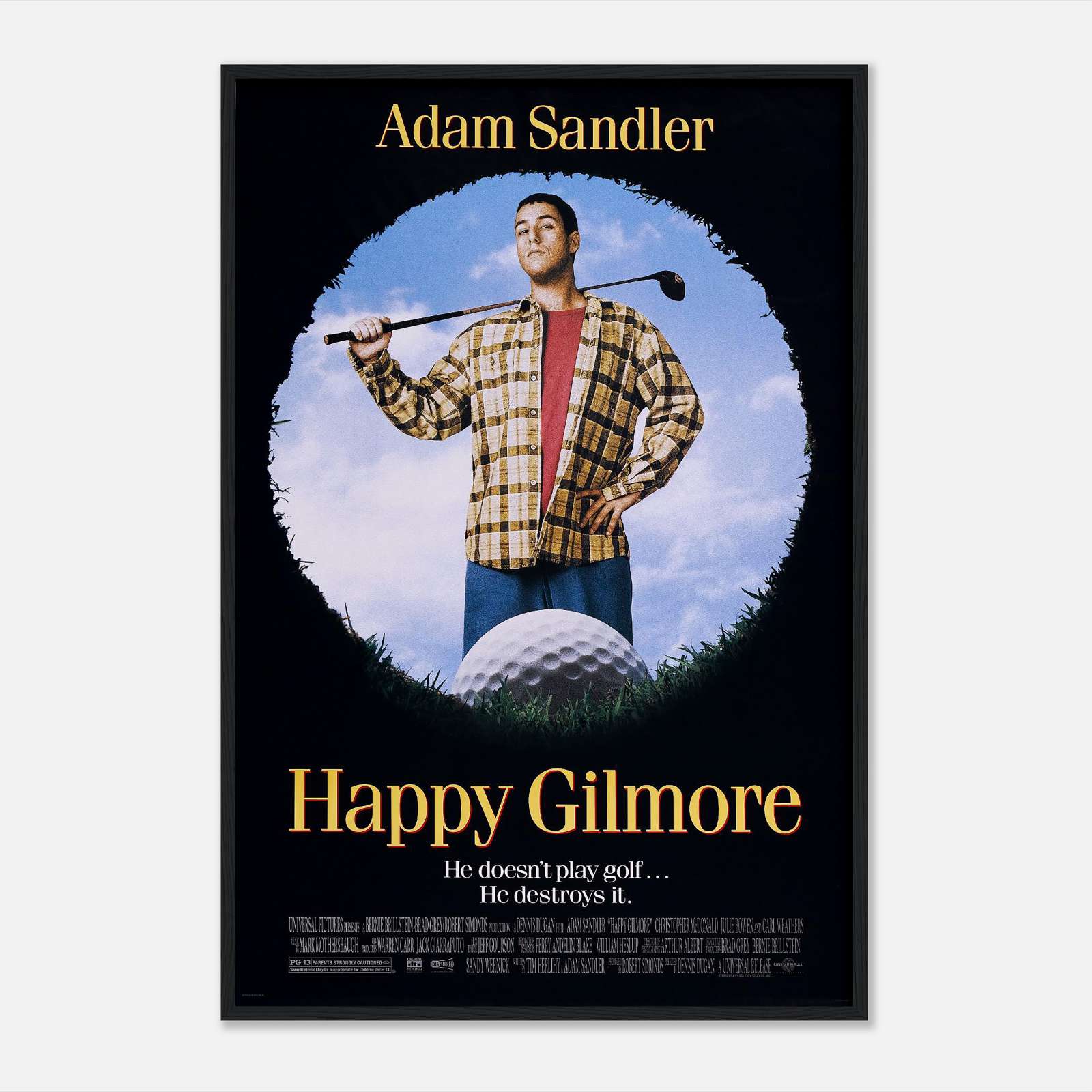 Happy Gilmore Movie Poster, Happy Gilmore Poster, Full-Size Poster ...