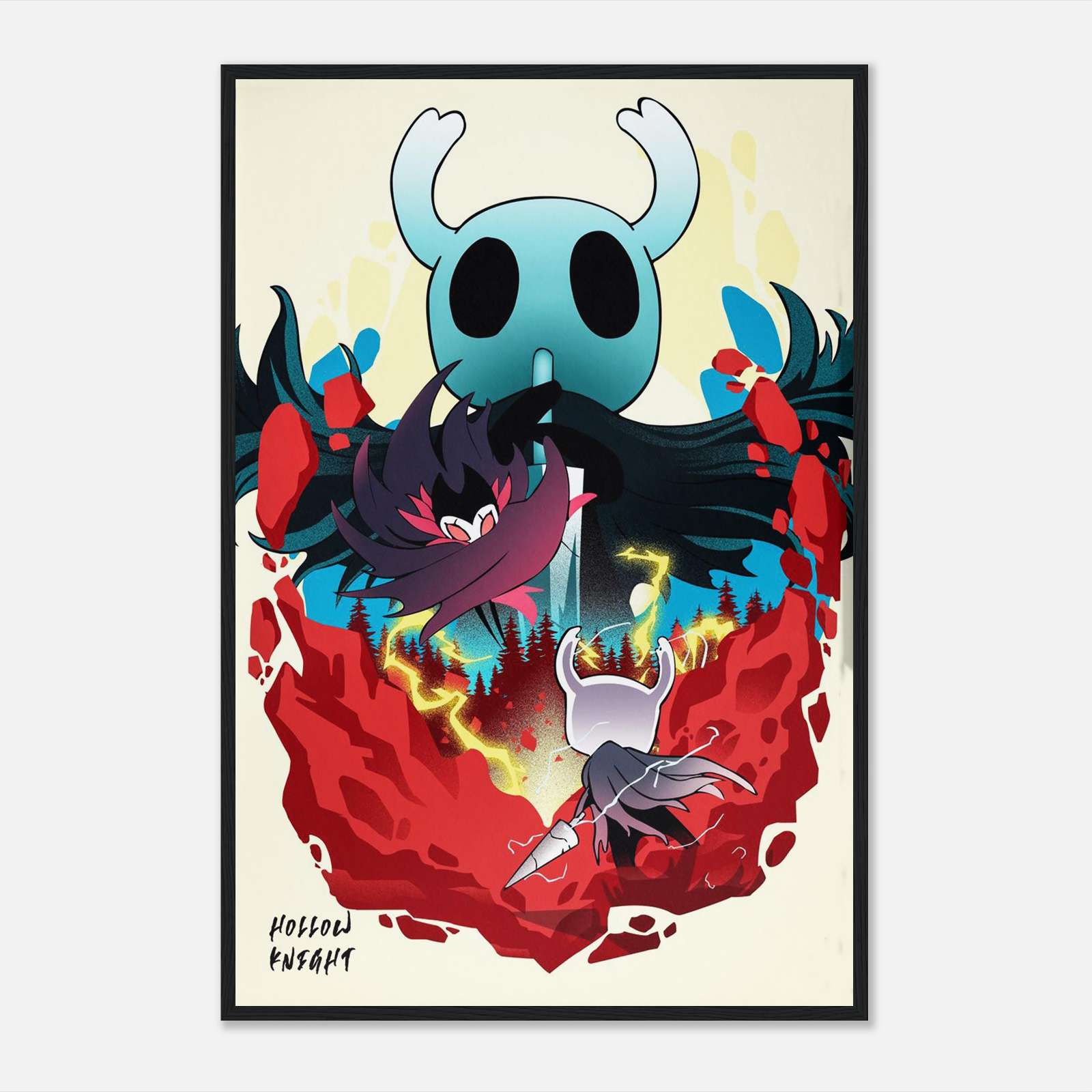 Hollow Knight Poster, Hollow Knight Game Poster, Video Game Poster 1 ...