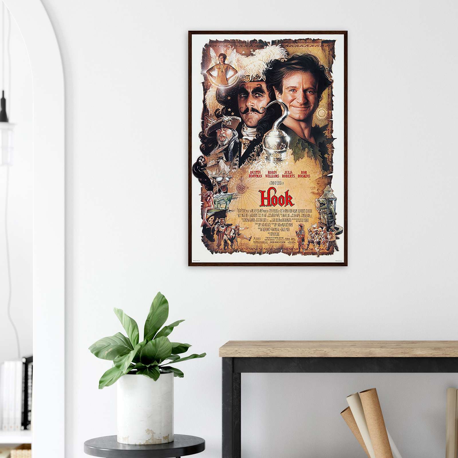 Hook Movie Poster, Vintage Movie Poster, Full-Size Poster, Ready to ...