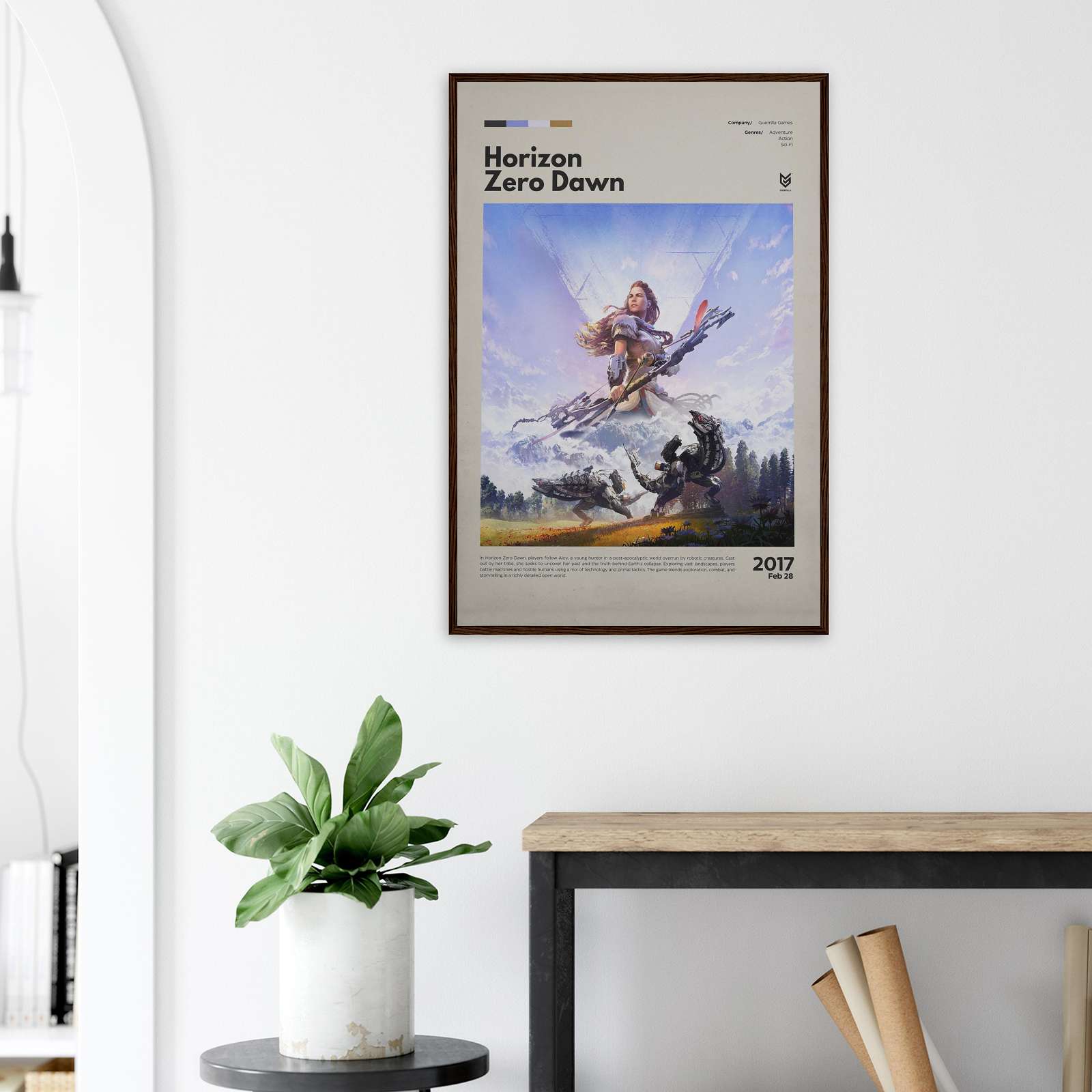 Horizon Zero Dawn Poster, Video Game Poster, Full-Size Poster, Ready to ...