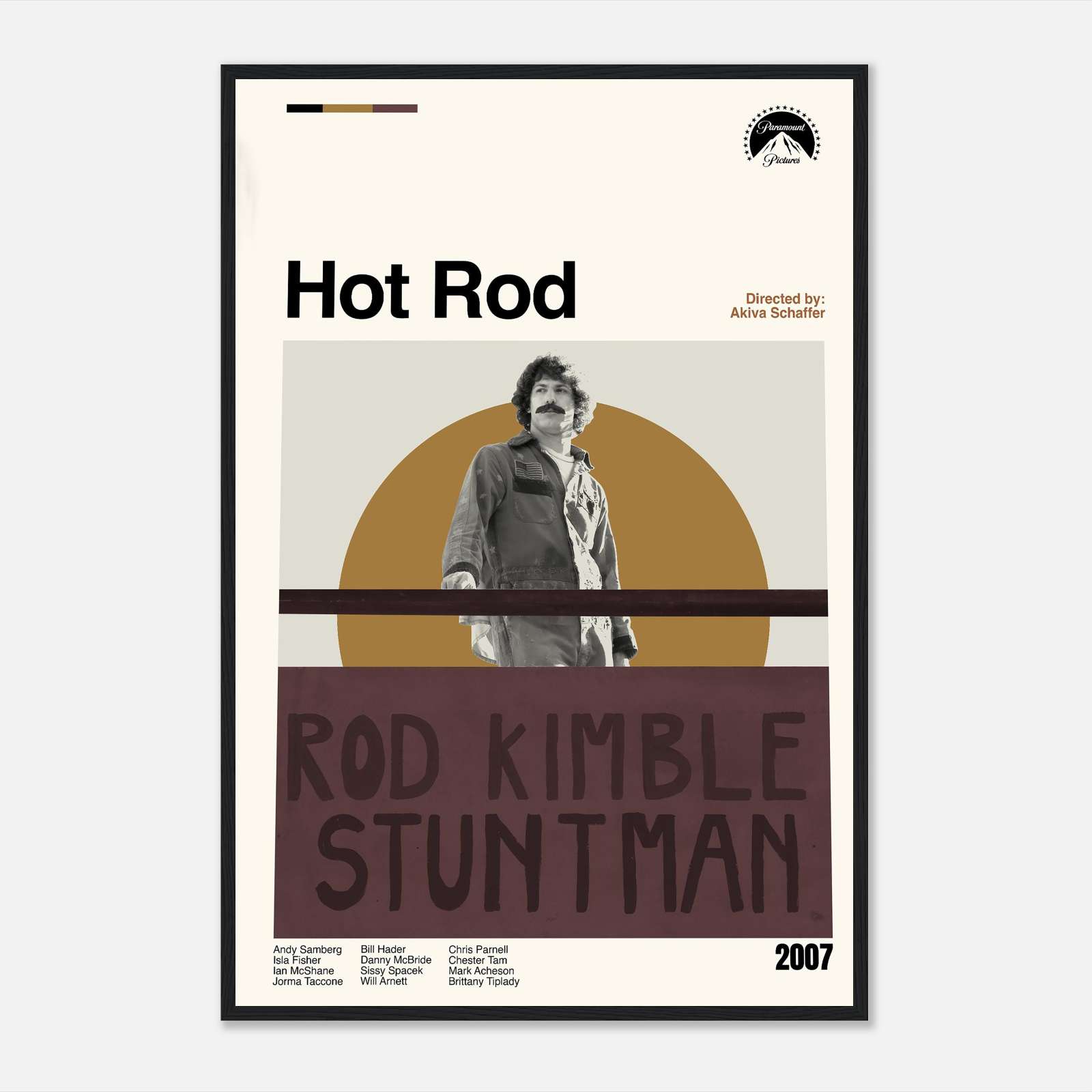 Hot Rod Movie Poster, Hot Rod Film Poster, Classic Movie Poster, Full ...