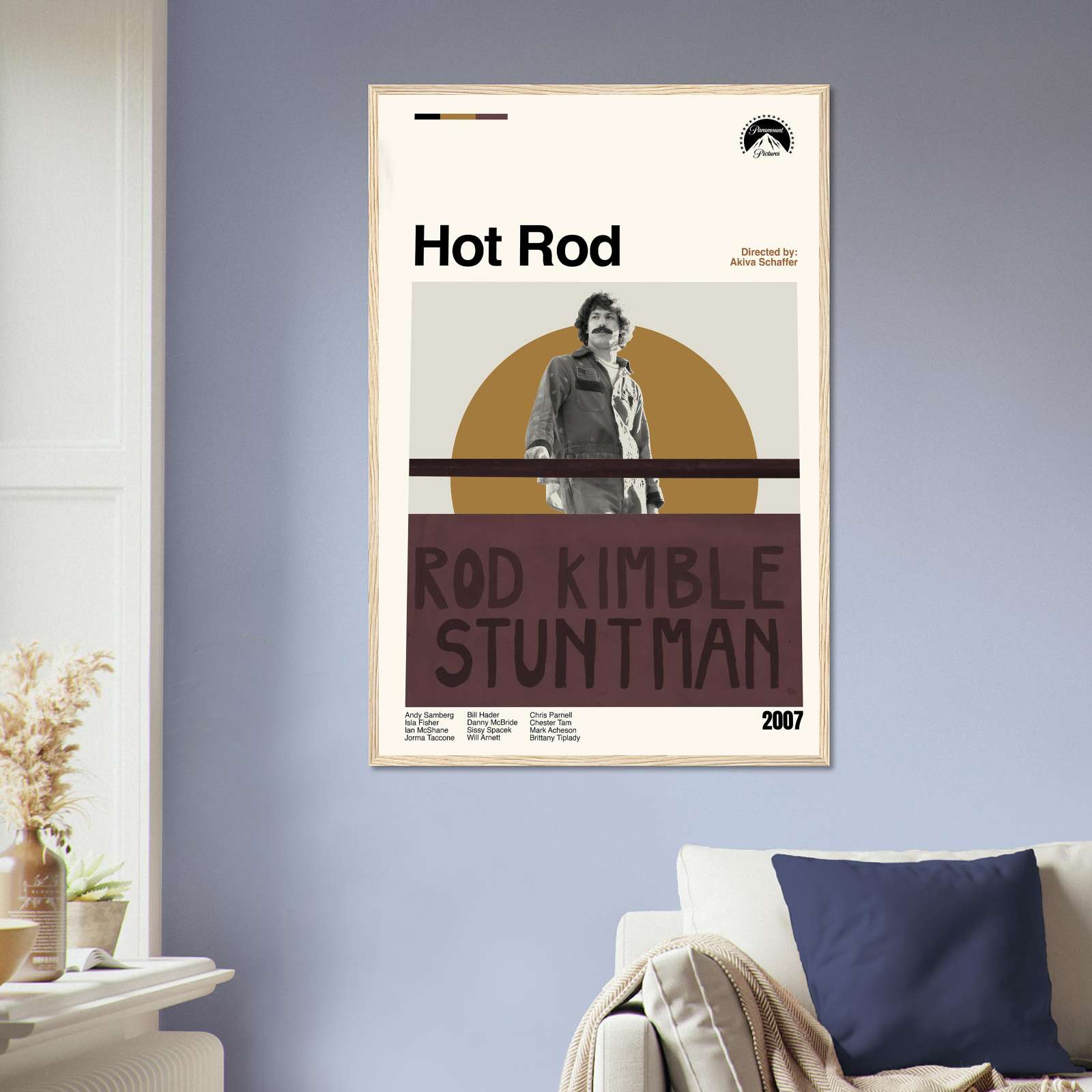 Hot Rod Movie Poster, Hot Rod Film Poster, Classic Movie Poster, Full ...