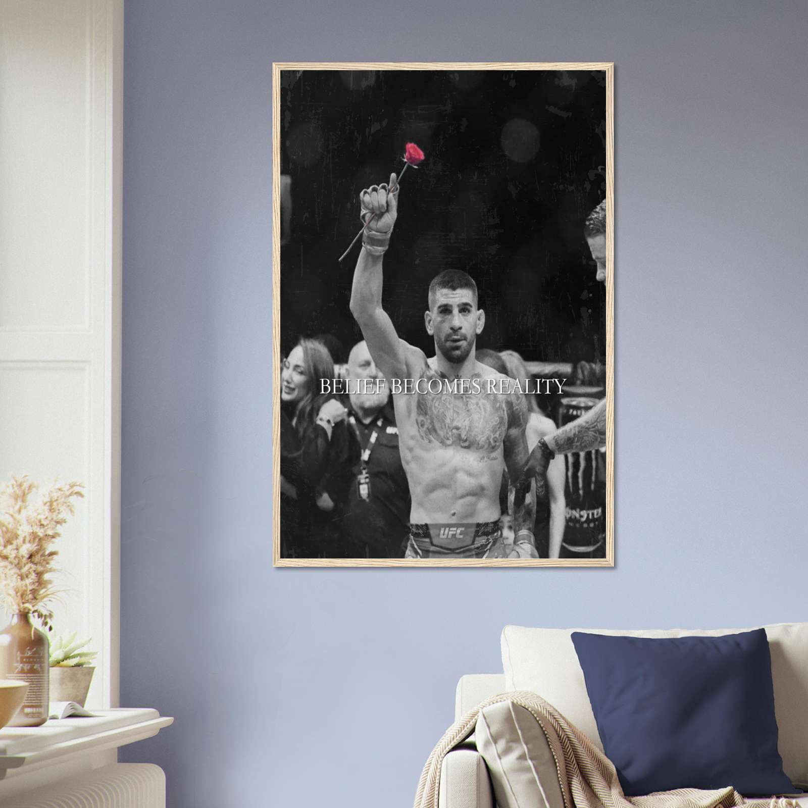 Ilia Topuria Poster Poster, Mma Fighter, Sports Poster, Full-Size ...