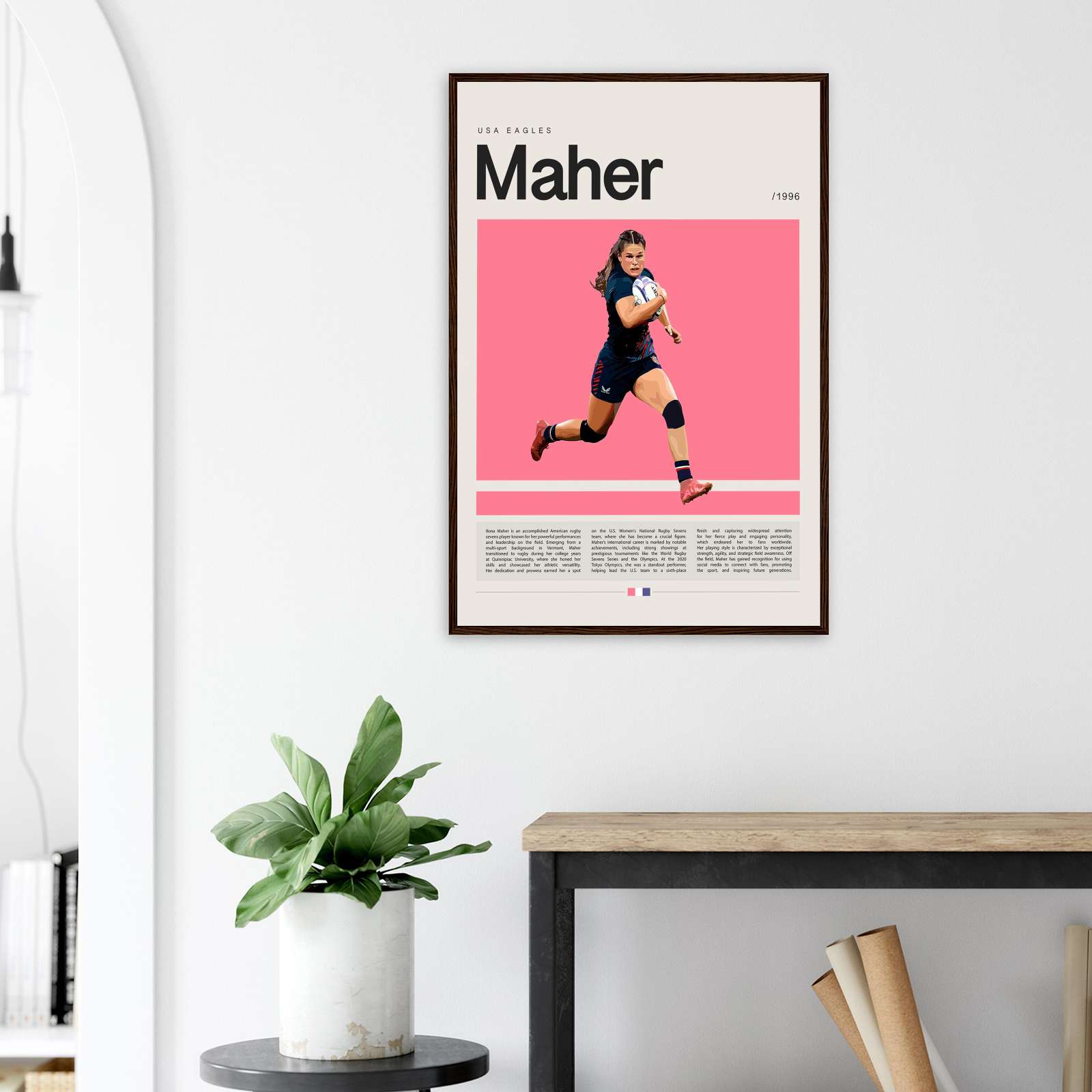Ilona Maher Poster, Rugby Poster, Sports Poster, Full-Size Poster ...