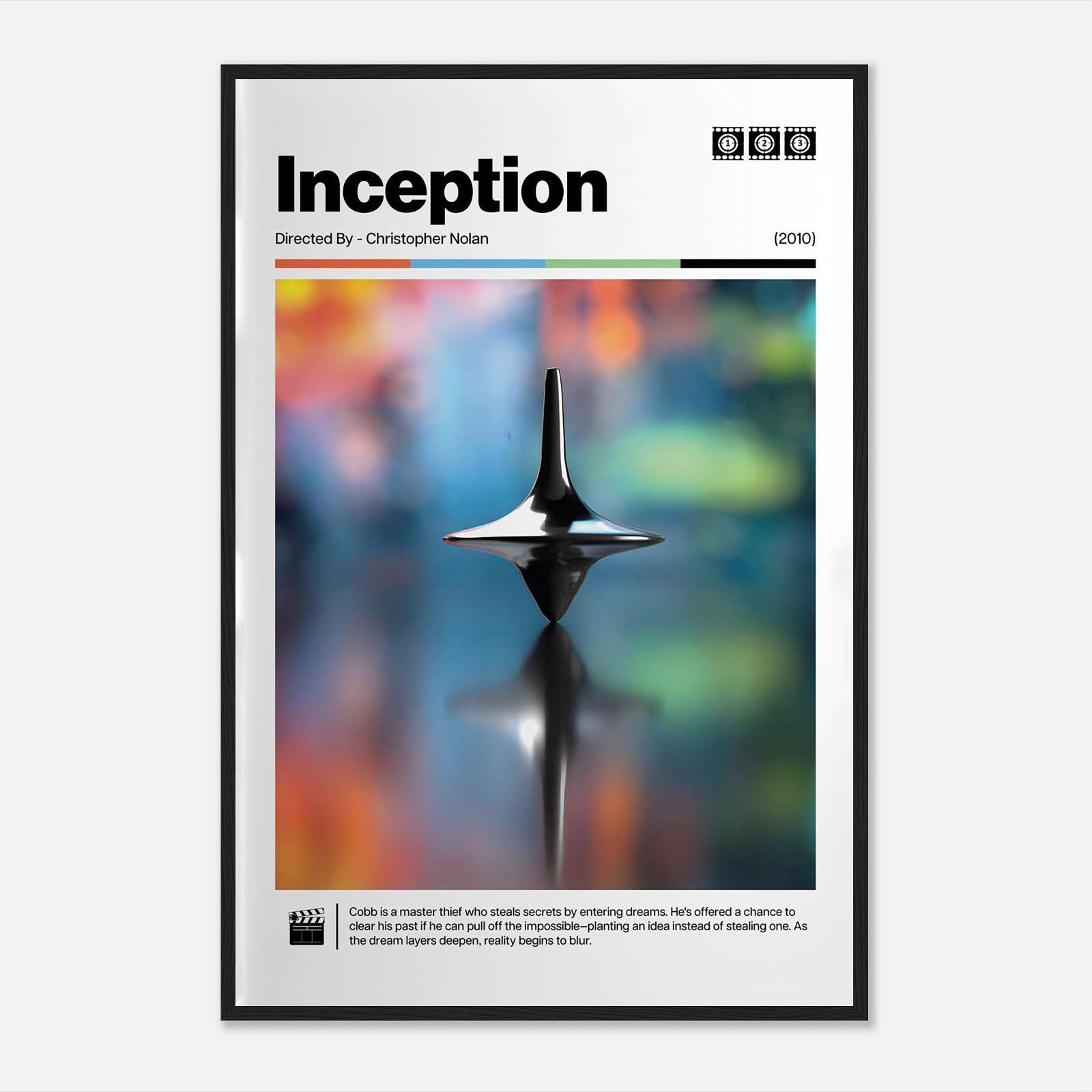 Inception Movie Poster, Sci Fi Movie Poster, Classic Movie Poster, Full ...