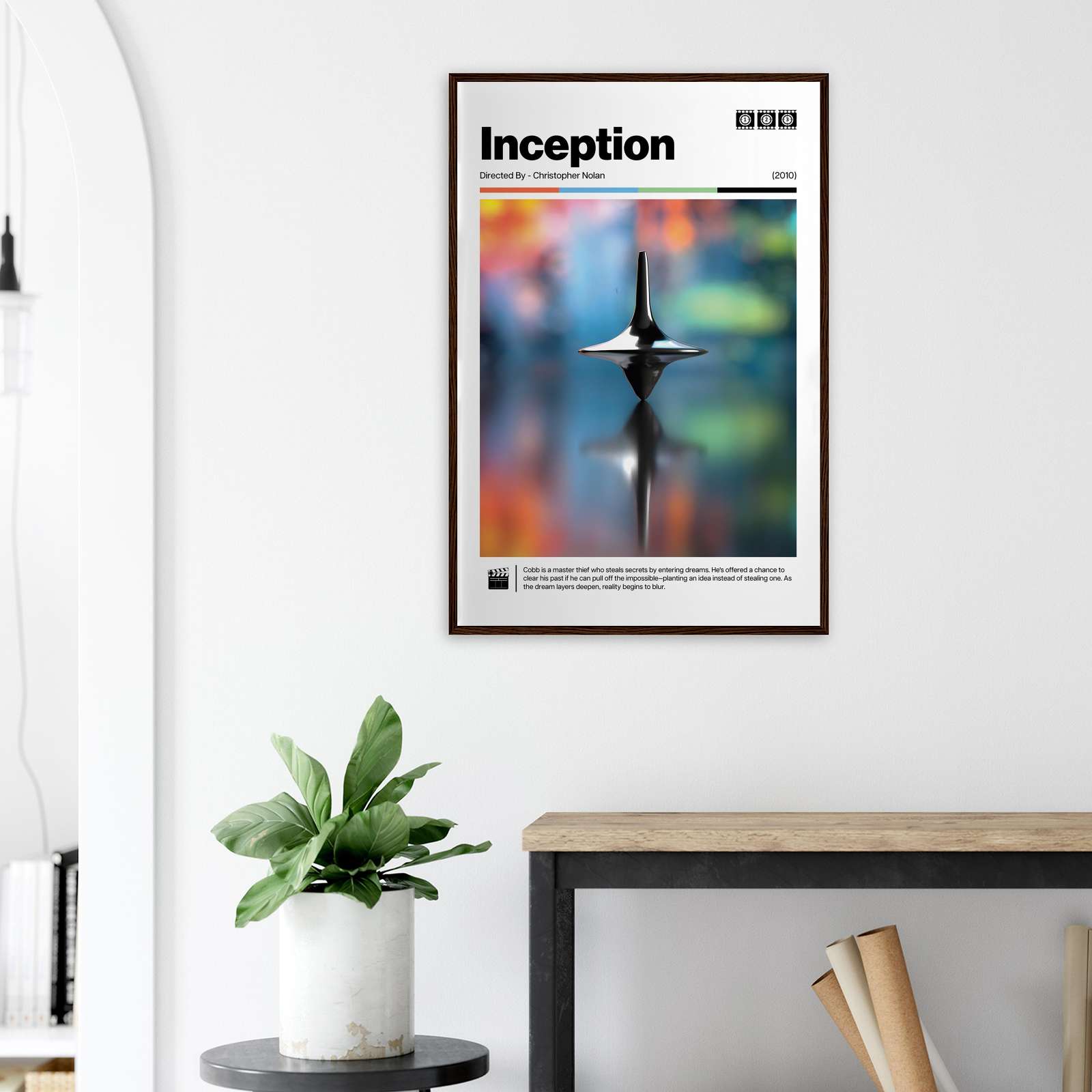 Inception Movie Poster, Sci Fi Movie Poster, Classic Movie Poster, Full ...