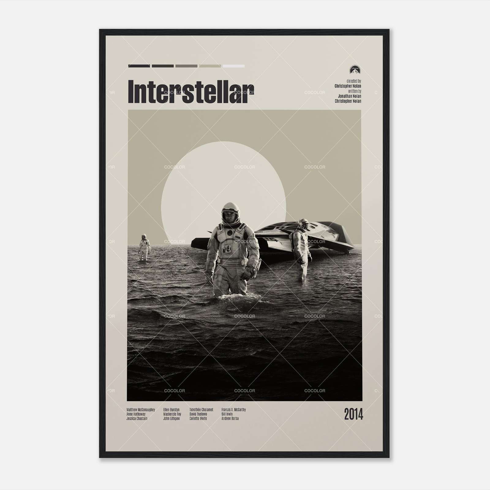 Interstellar Movie Poster, Film Poster, Sci Fi Movie Poster, Full-Size ...