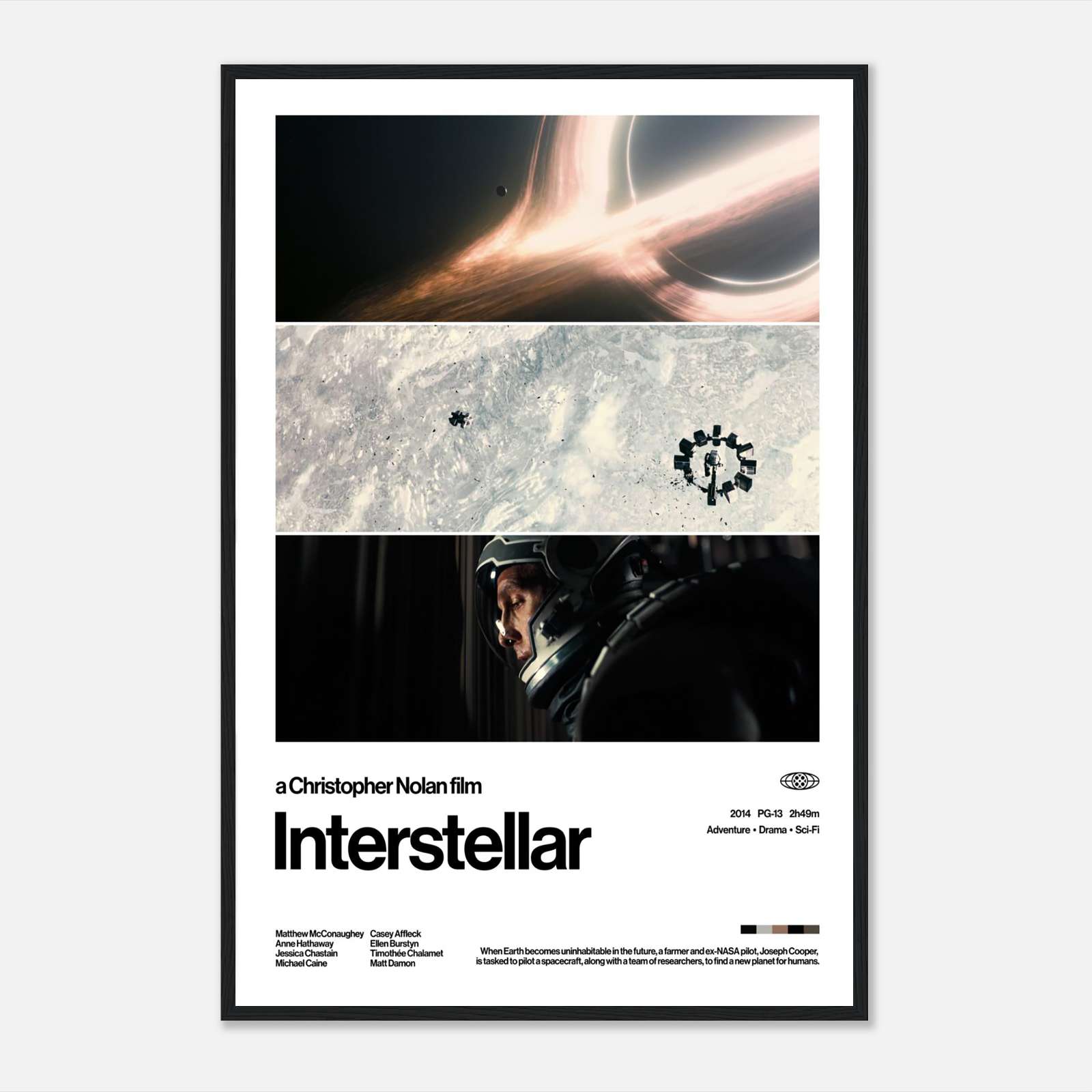 Interstellar Movie Poster, Interstellar Poster, Film Poster, Sci Fi ...