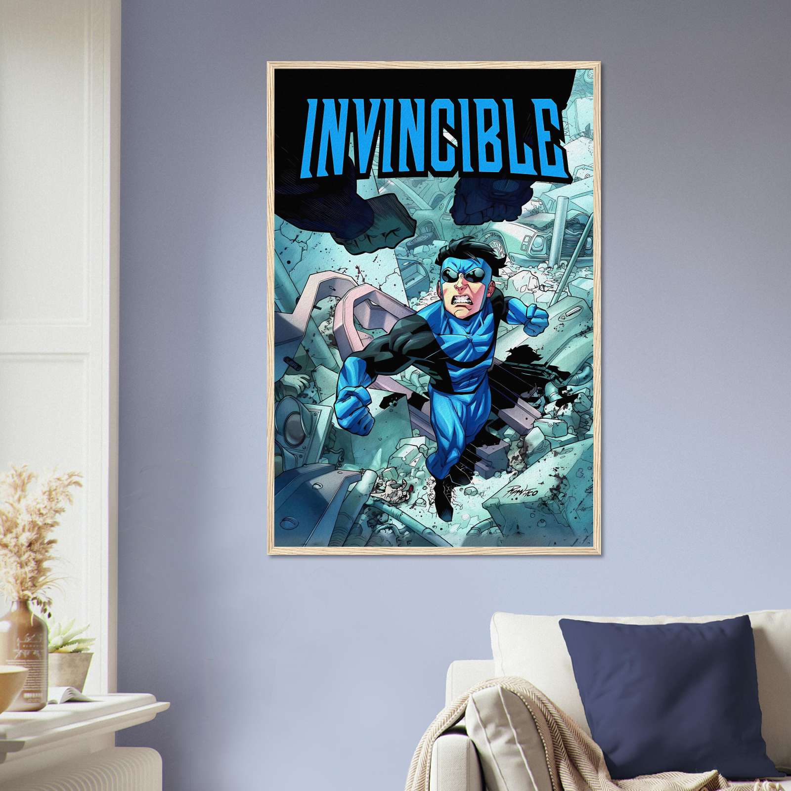 Invincible Tv Series Poster Iconic Superhero Wall, Tv Show Poster ...
