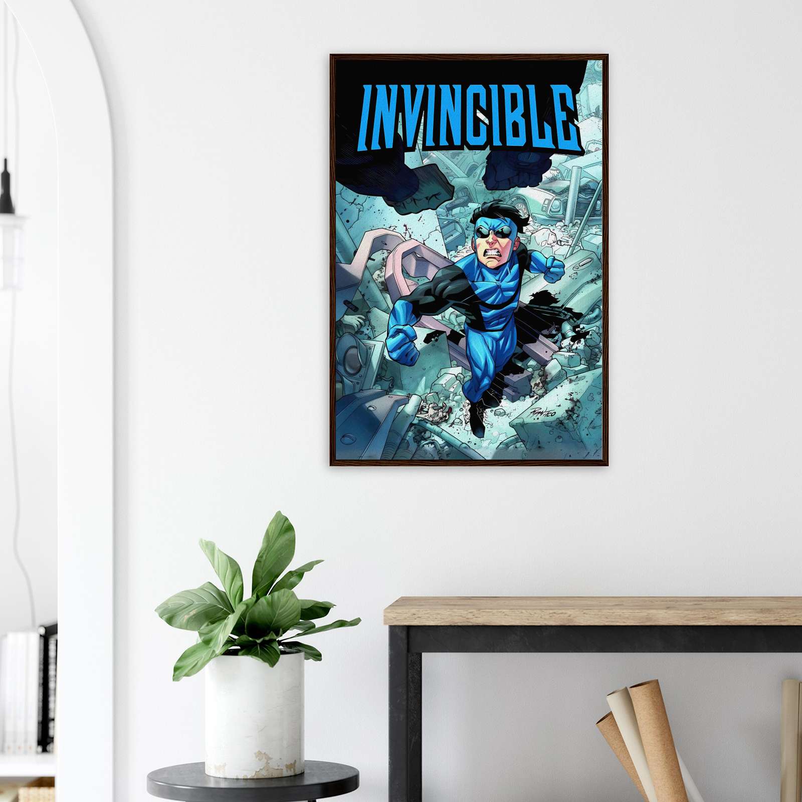 Invincible Tv Series Poster Iconic Superhero Wall, Tv Show Poster ...