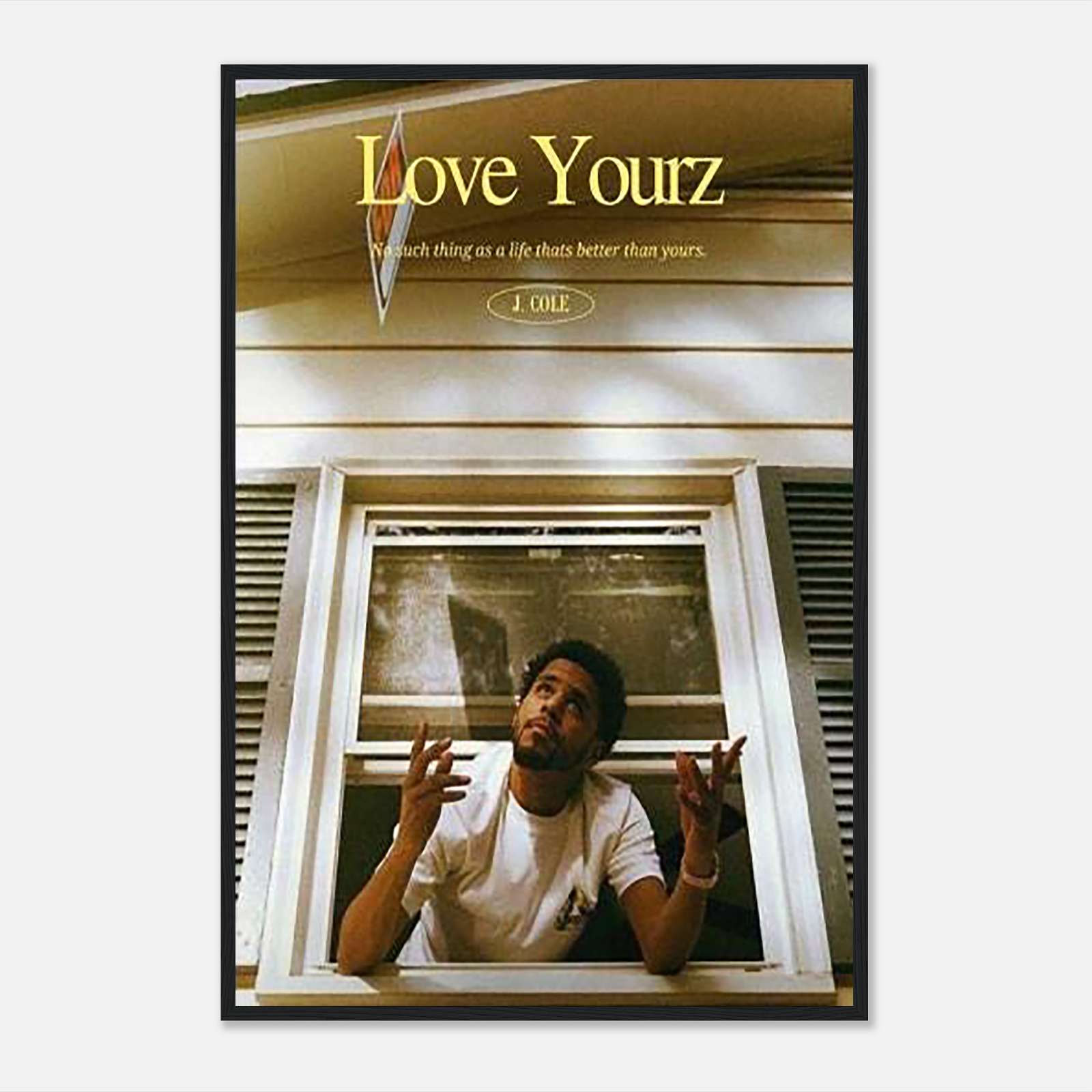 J. Cole Poster, J, J. Cole Love Yourz Poster, Full-Size Poster, Ready ...