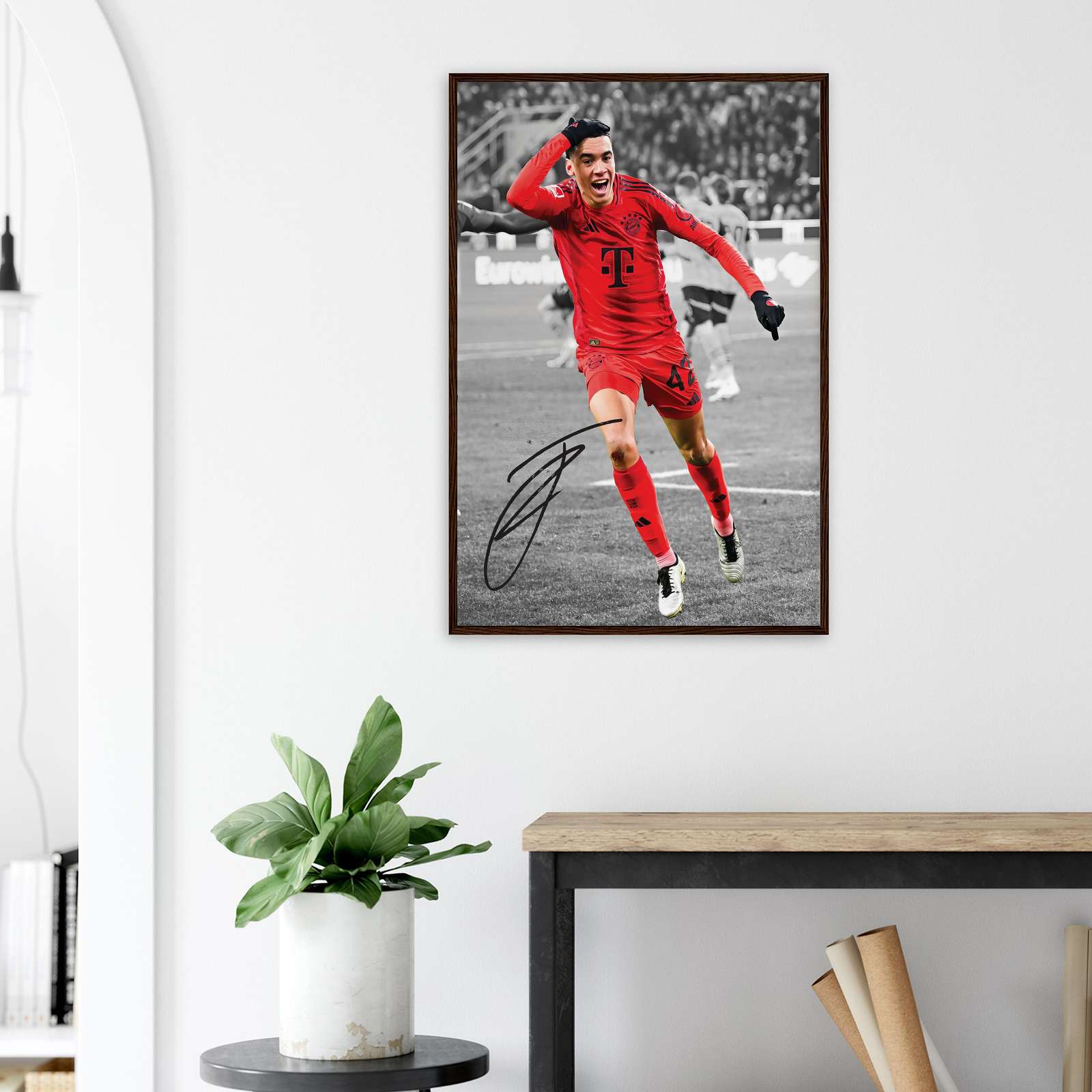 Jamal Musiala, Sports Poster, Football Poster, Full-Size Poster, Ready ...