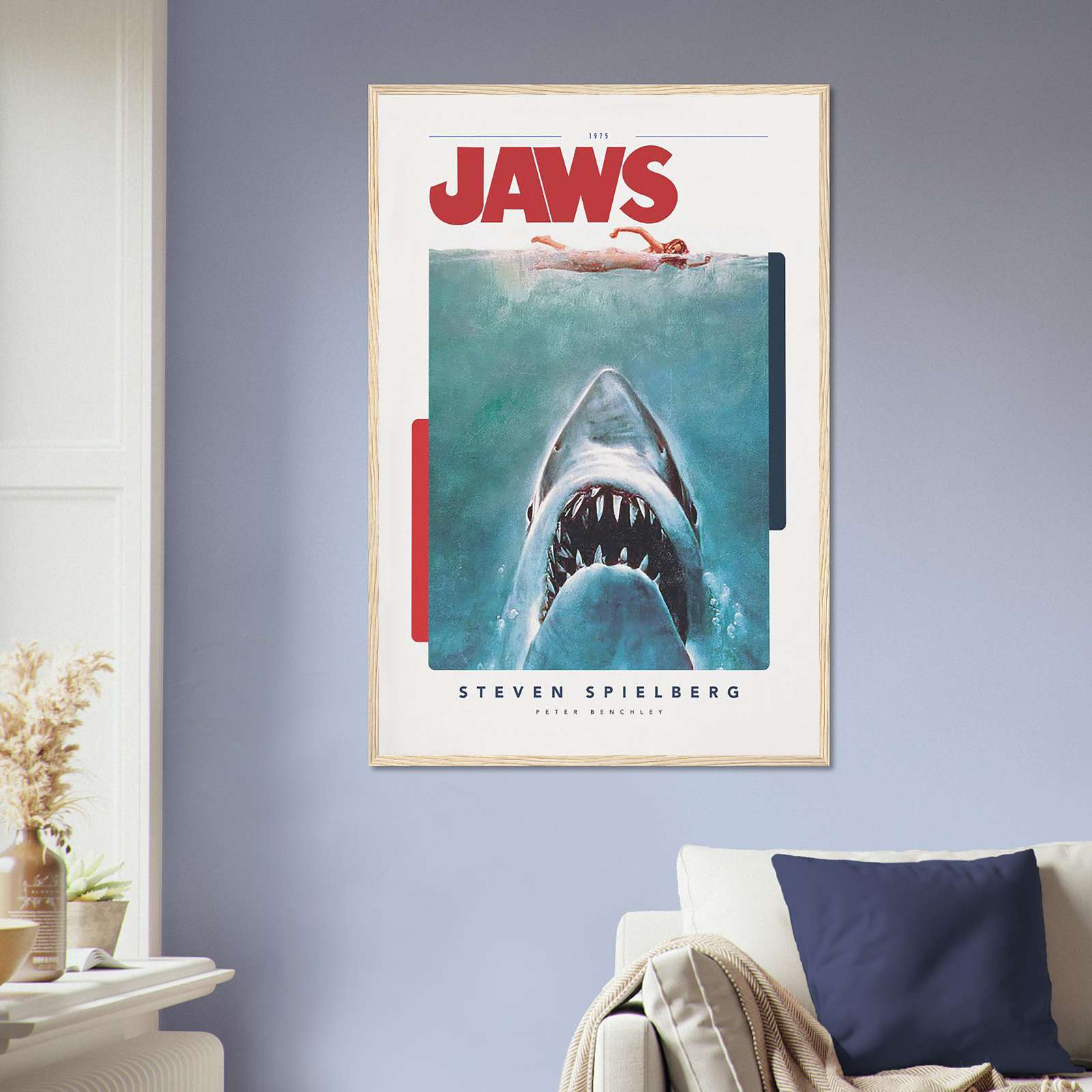 Jaws Movie Poster, Jaws Film Poster, Vintage Movie Poster, Film Poster ...
