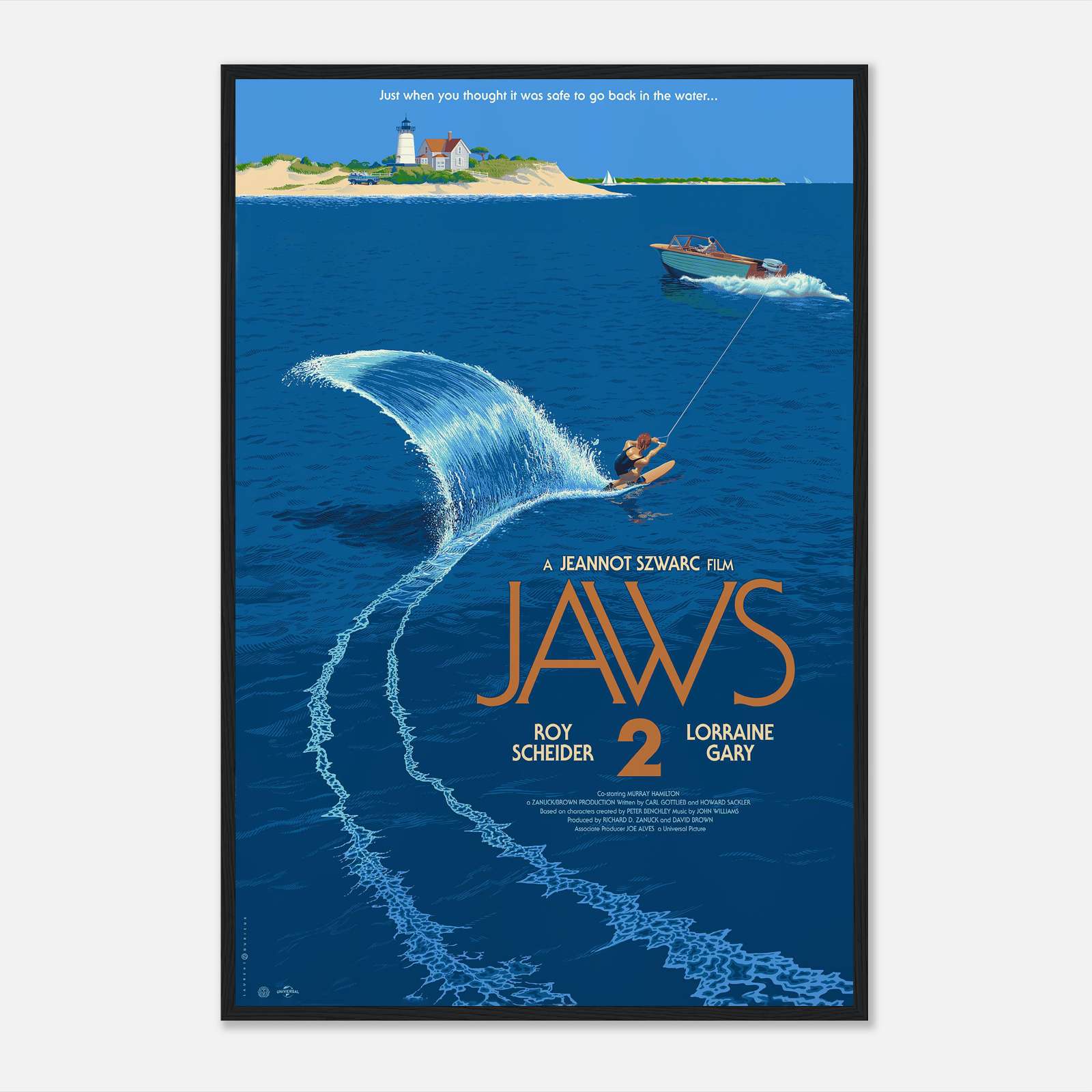 Jaws Movie Poster, Jaws Poster, Vintage Movie Poster, Gift Movie Poster ...