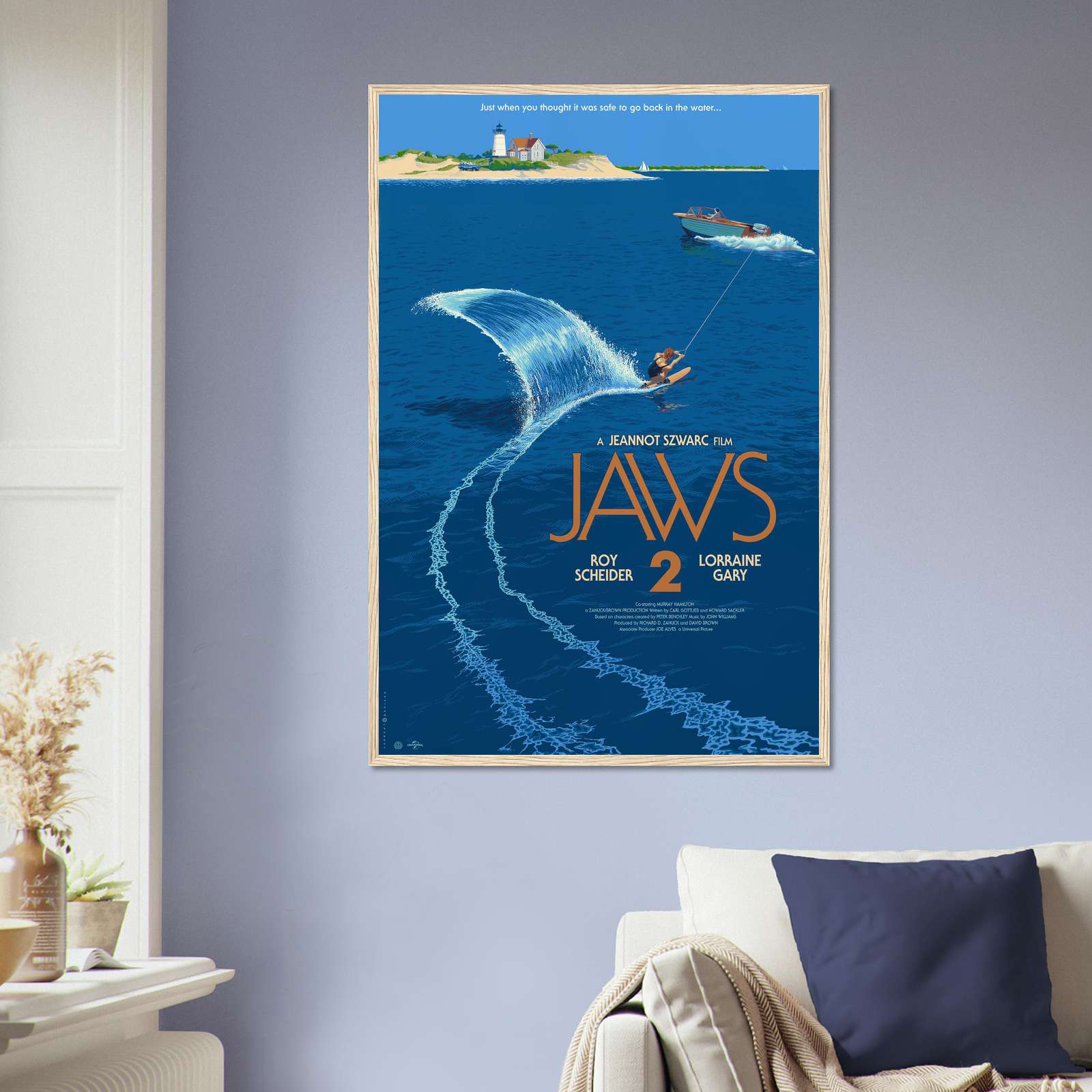 Jaws Movie Poster, Jaws Poster, Vintage Movie Poster, Gift Movie Poster ...