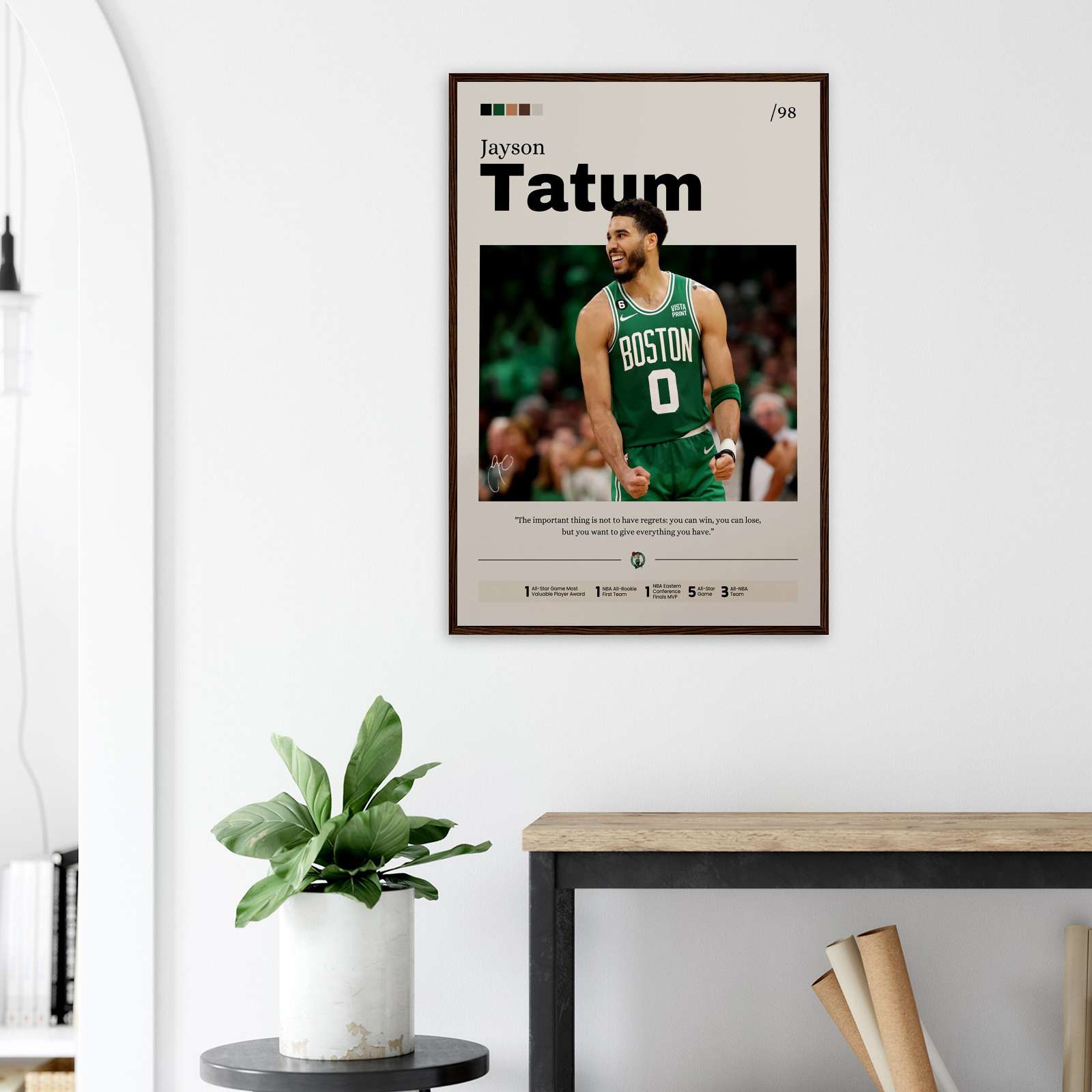 Jayson Tatum Full-Size Poster, Ready to Hang - Citiesbox