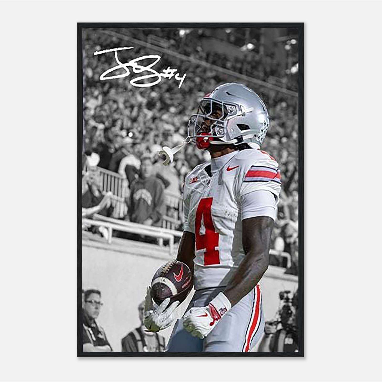 Jeremiah Smith Poster, American Football Poster, Sports Poster 1, Full ...