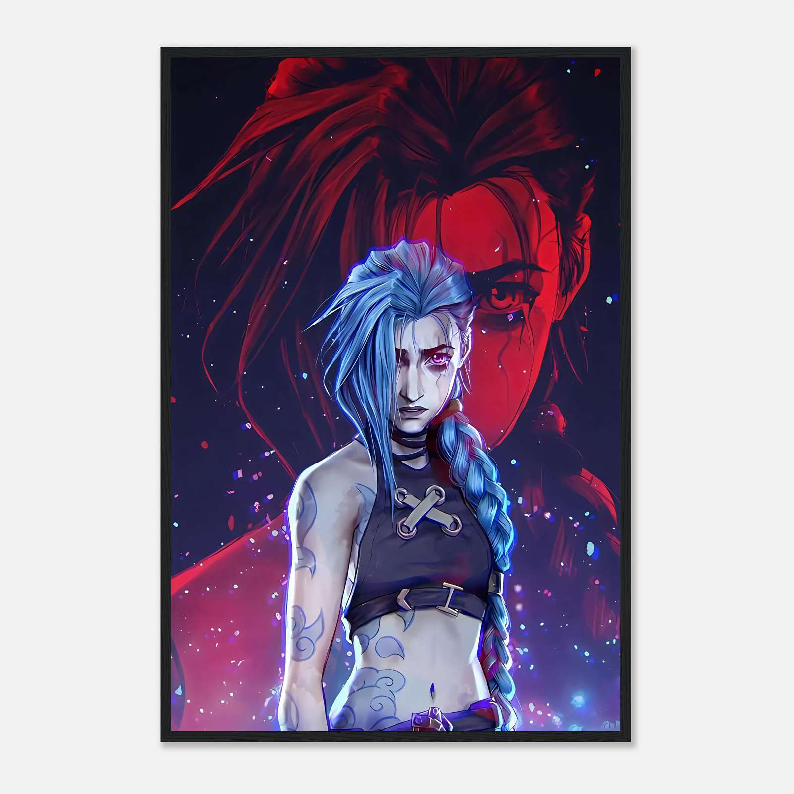 Jinx Print, Arcane Poster, League Of Legends Print, Video Game Poster ...
