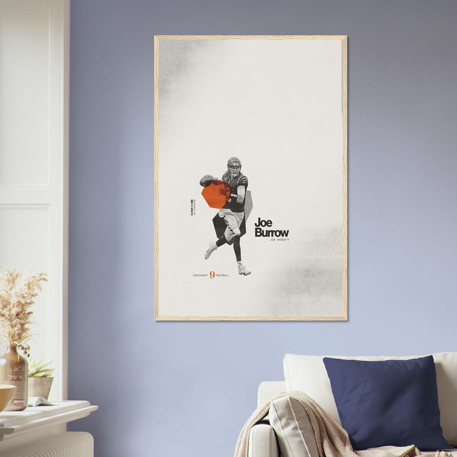 Joe Burrow Poster, Sports Poster, American Football Poster, Full-Size ...
