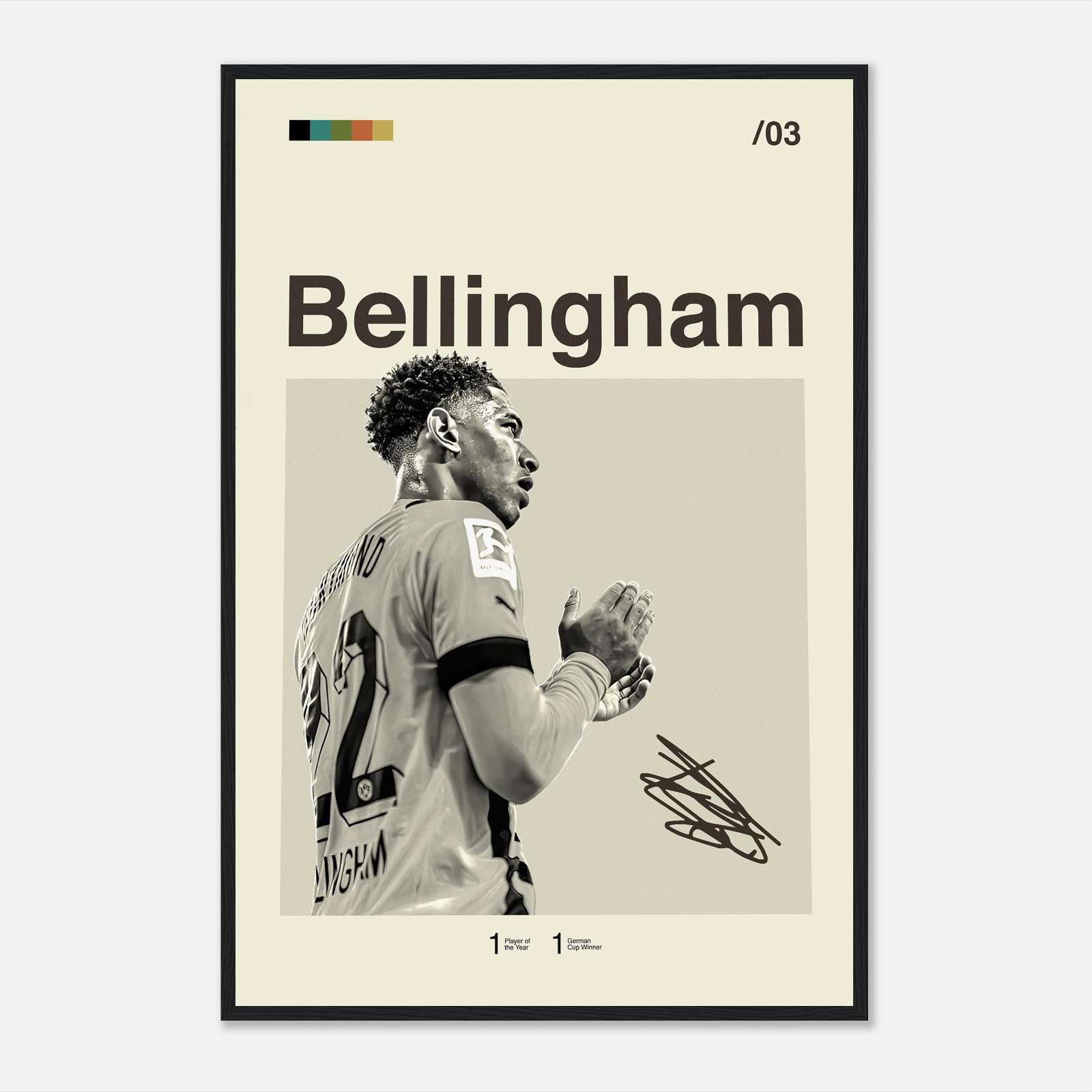 Jude Bellingham Poster, Football Poster, Full-Size Poster, Ready to ...