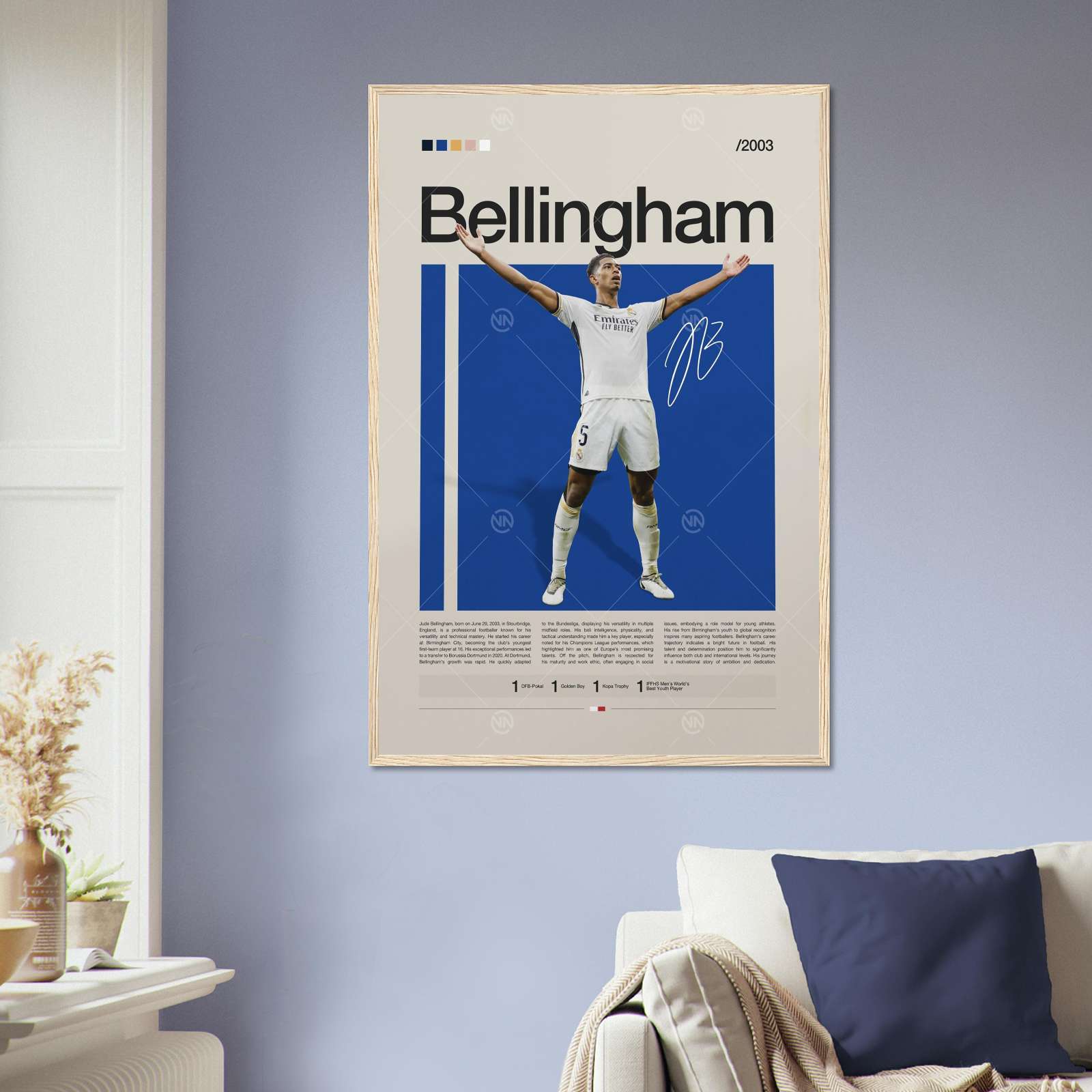 Jude Bellingham Poster, Sports Poster, Full-Size Poster, Ready to Hang ...