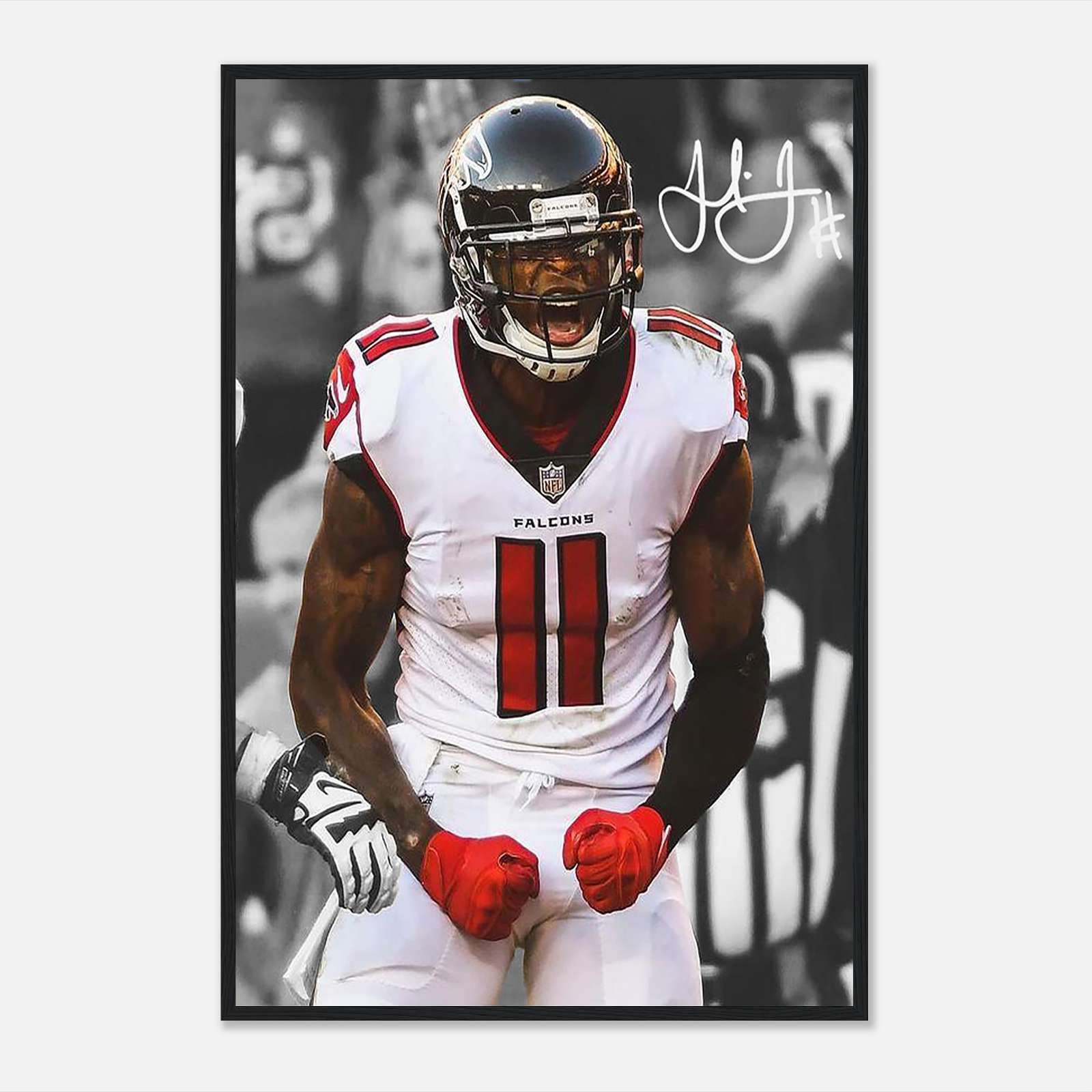 Julio Jones Poster, Sports Poster, American Football Poster, Full-Size ...