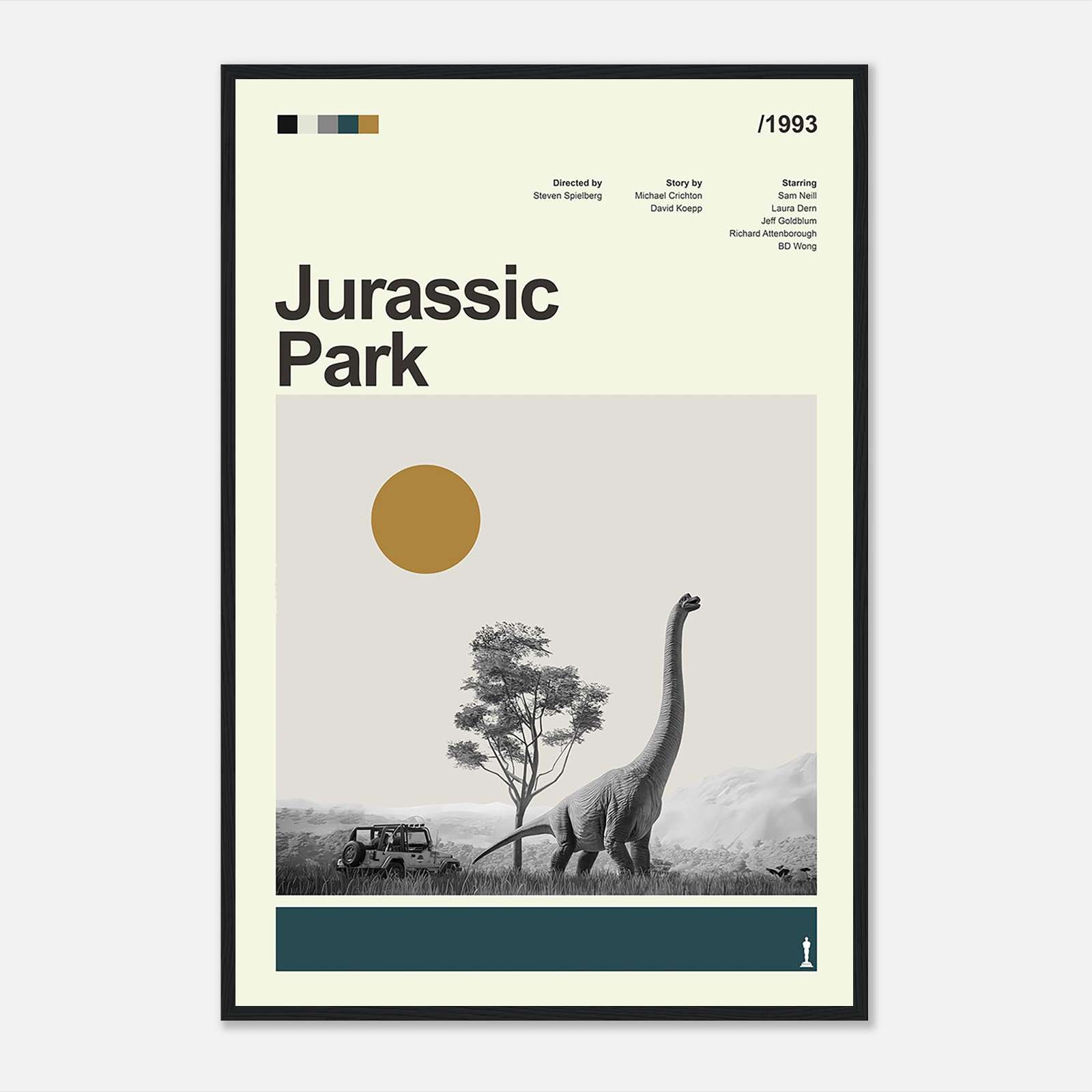 Jurassic Park Movie Poster 2, Full-Size Movie Poster, Ready to Hang ...