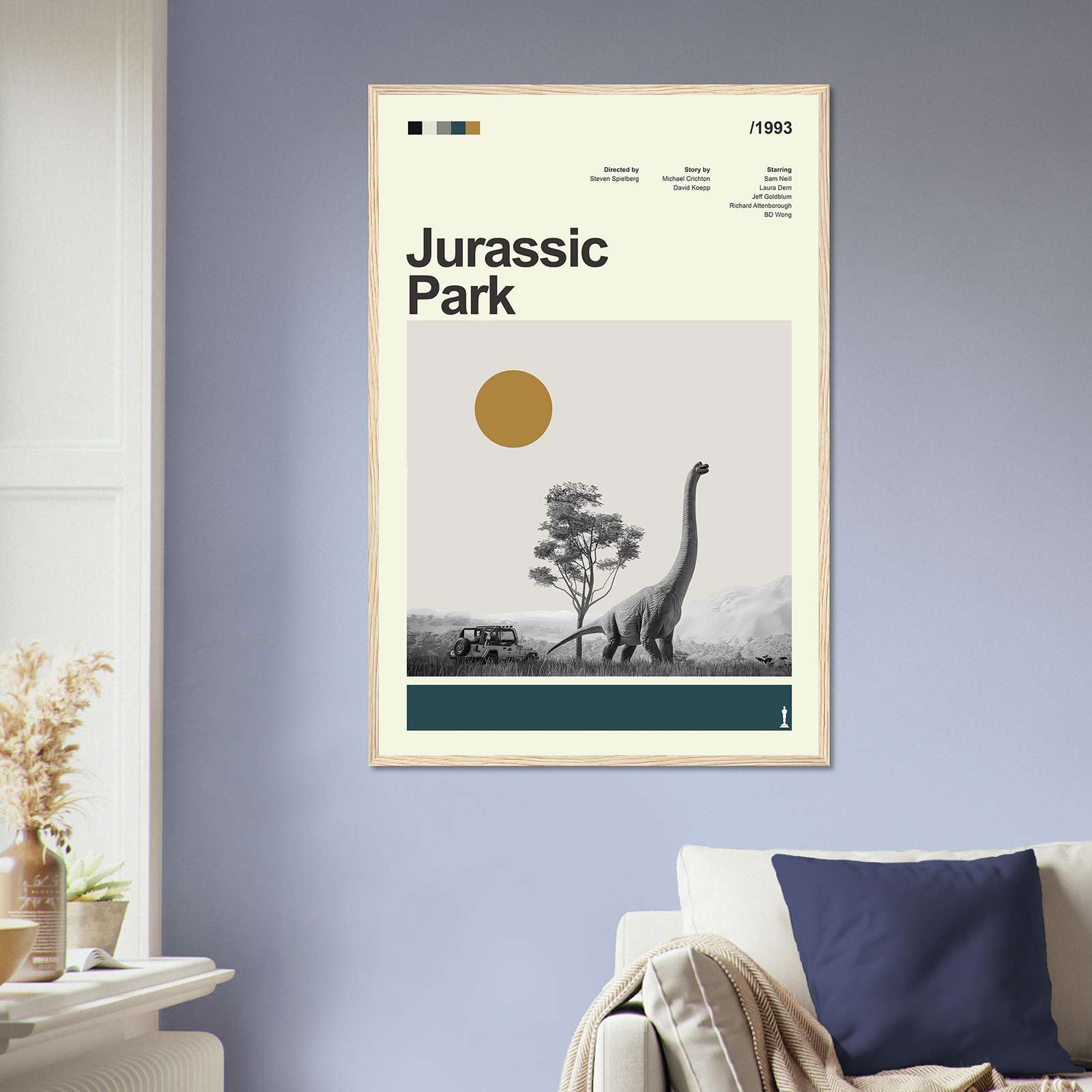 Jurassic Park Movie Poster 2, Full-Size Movie Poster, Ready to Hang ...