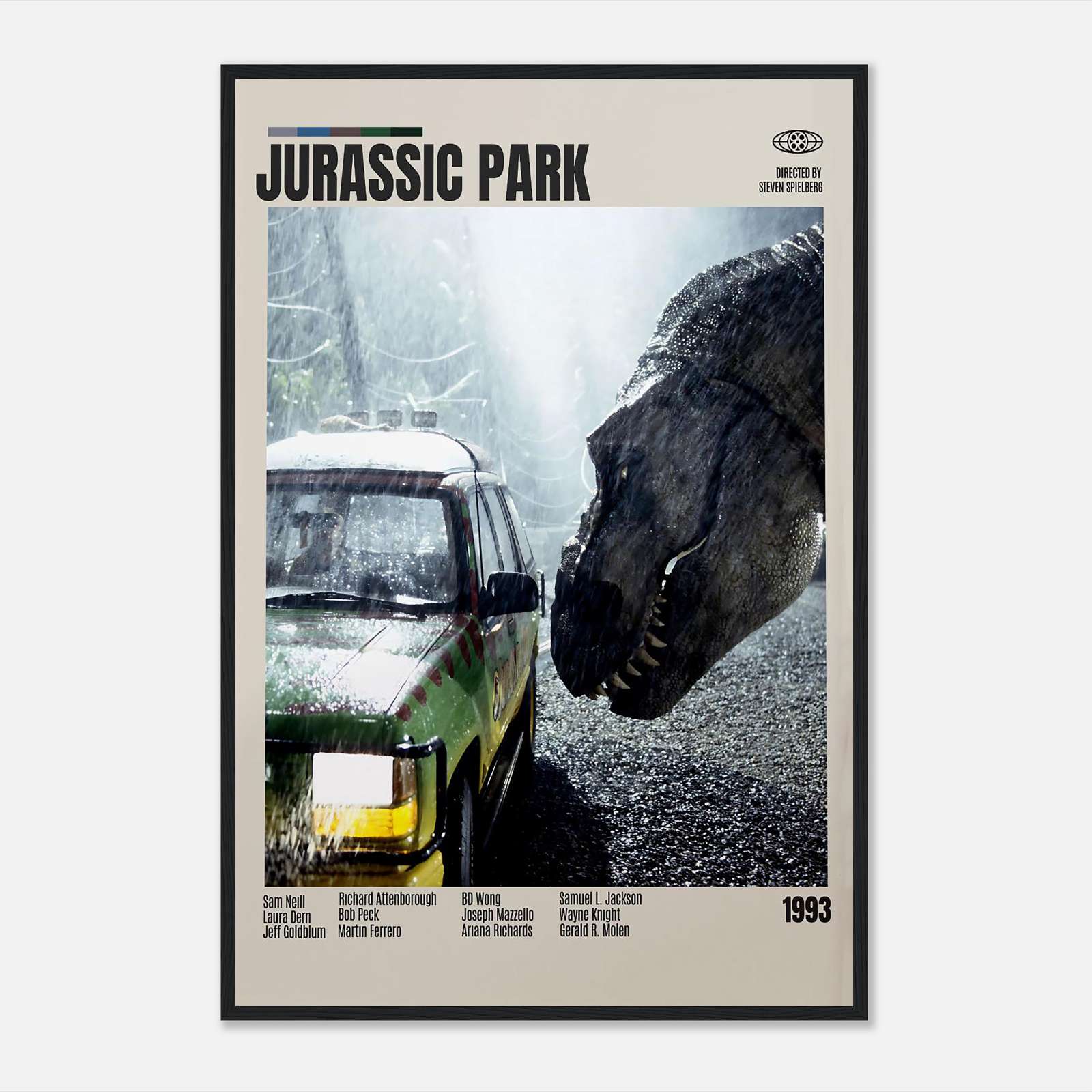 Jurassic Park Movie Poster, Classic Movie Poster, Film Poster, Full ...