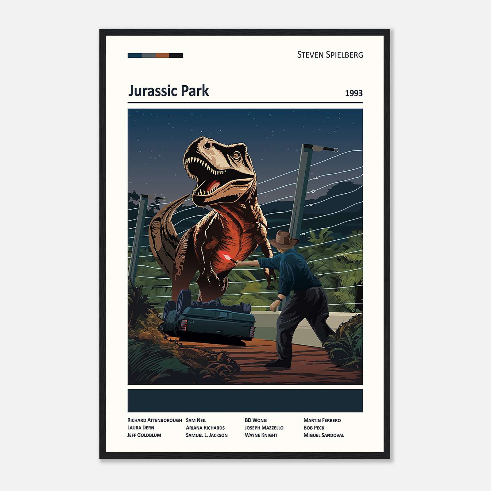 Jurassic Park Movie Poster, Jurassic Park Poster, Sci Fi Movie Poster ...
