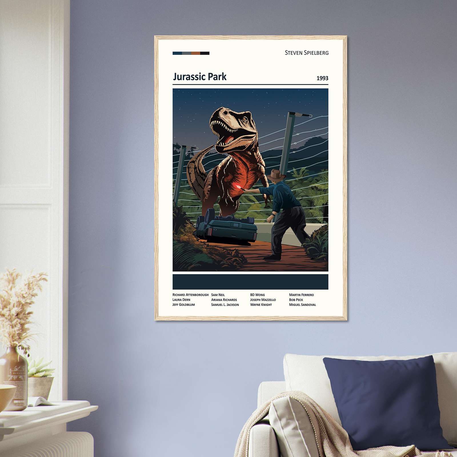 Jurassic Park Movie Poster, Jurassic Park Poster, Sci Fi Movie Poster ...