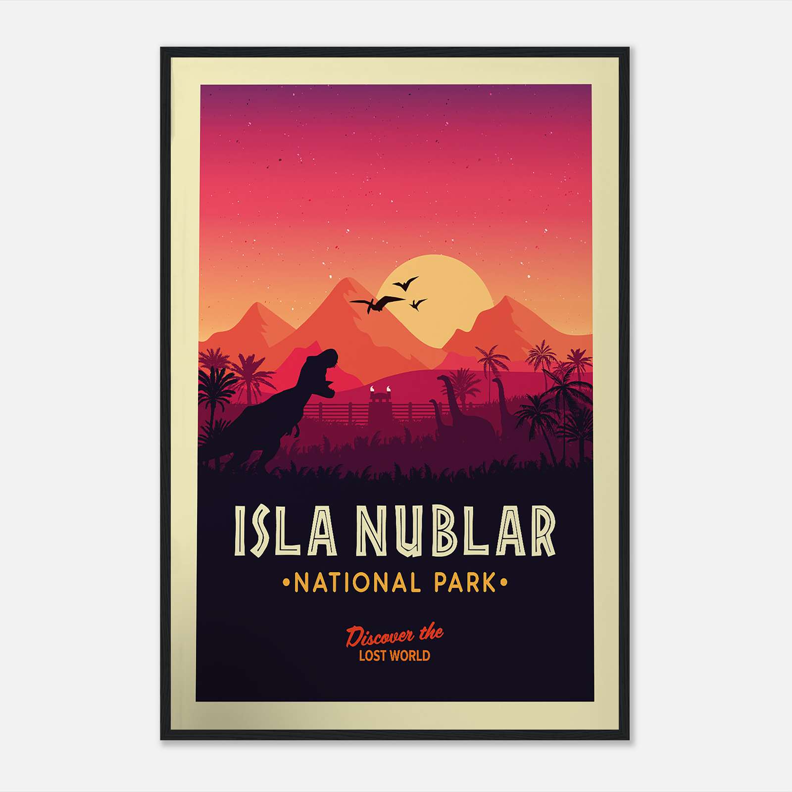 Jurassic Park Posters Isla Nublar National Park Poster Jurassic World ...