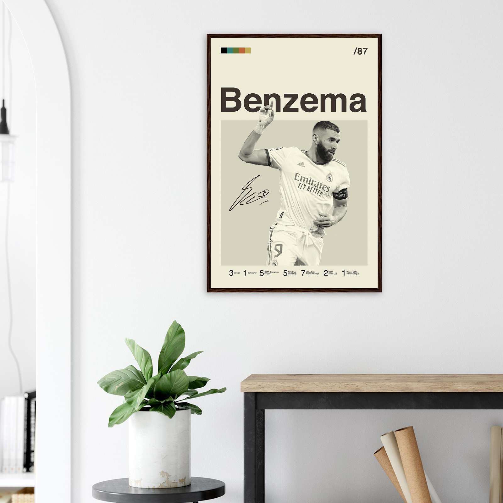 Karim Benzema Poster, Sports Poster, Football Poster, Full-Size Poster ...