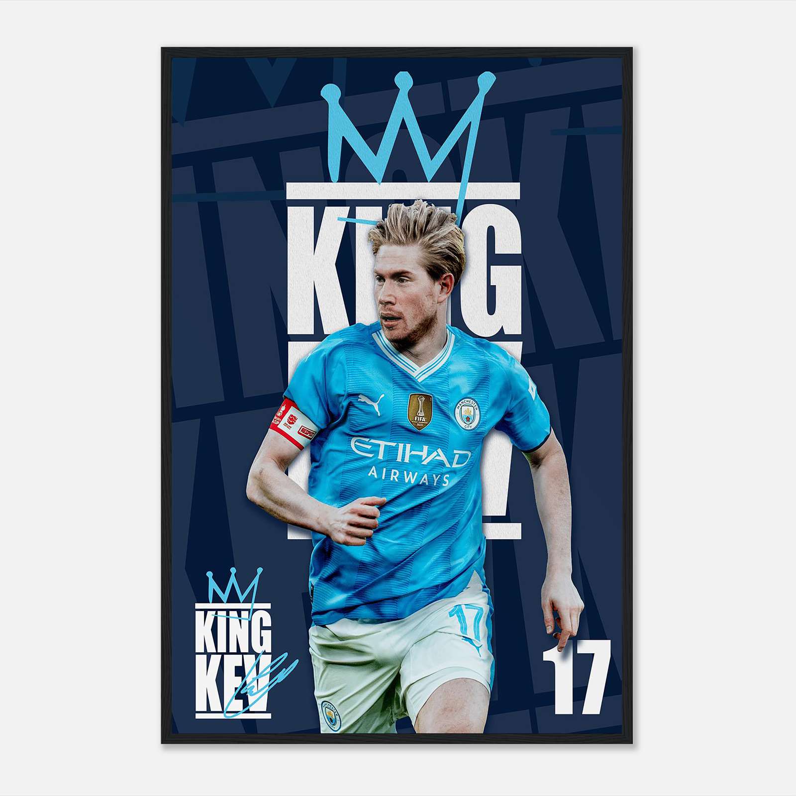 Kevin De Bruyne Poster, Sports Poster, Football Player Poster 1, Full ...