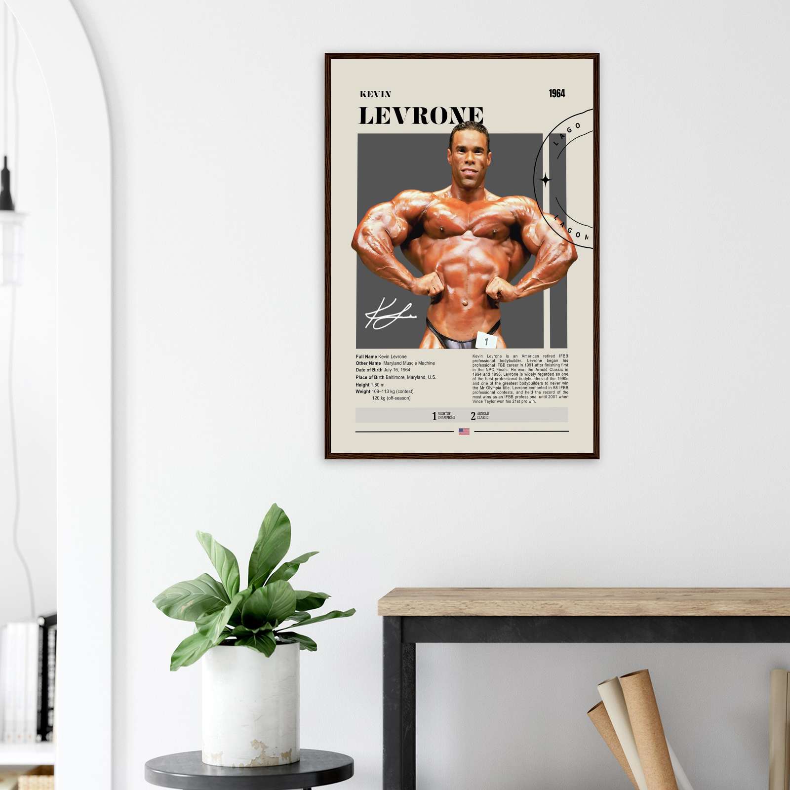 Kevin Levrone Poster, Kevin Levrone Bodybuilding Poster, Sports Poster ...