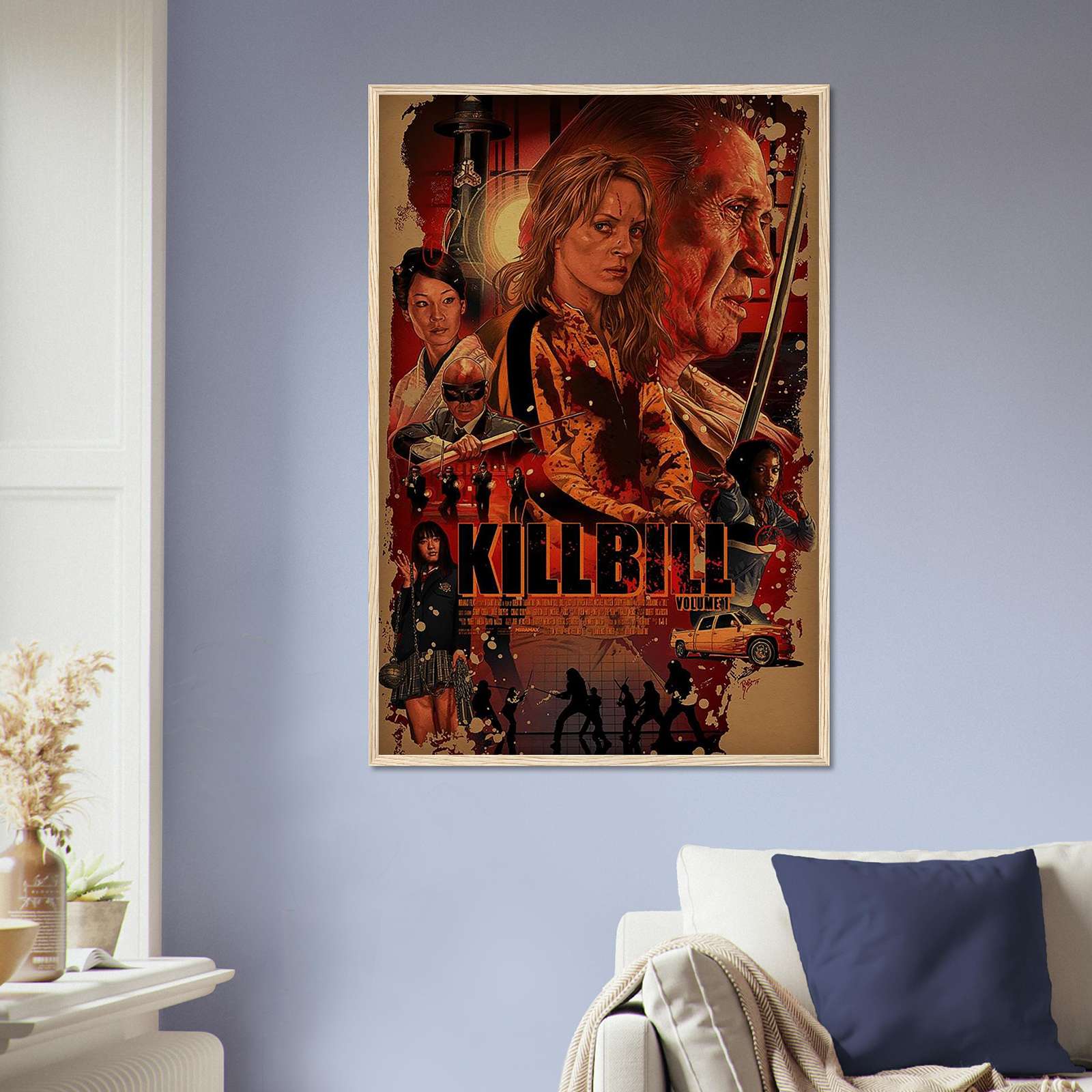 Kill Bill Movie Poster, Vintage Movie Poster, Tv Series Poster, Full ...