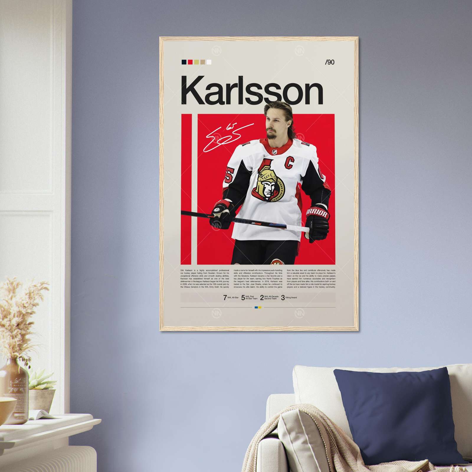 Kirk Mclean Poster, Hockey Poster, Sports Poster, Sports Bedroom ...