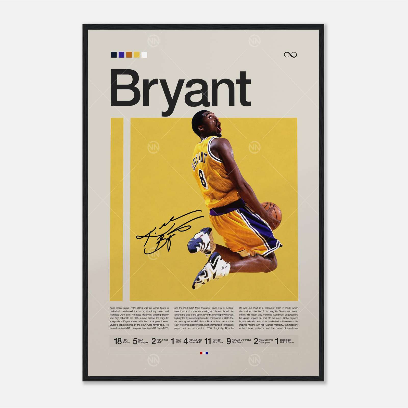 Kobe Bryant Poster 2, Full-Size Movie Poster, Ready to Hang - Citiesbox