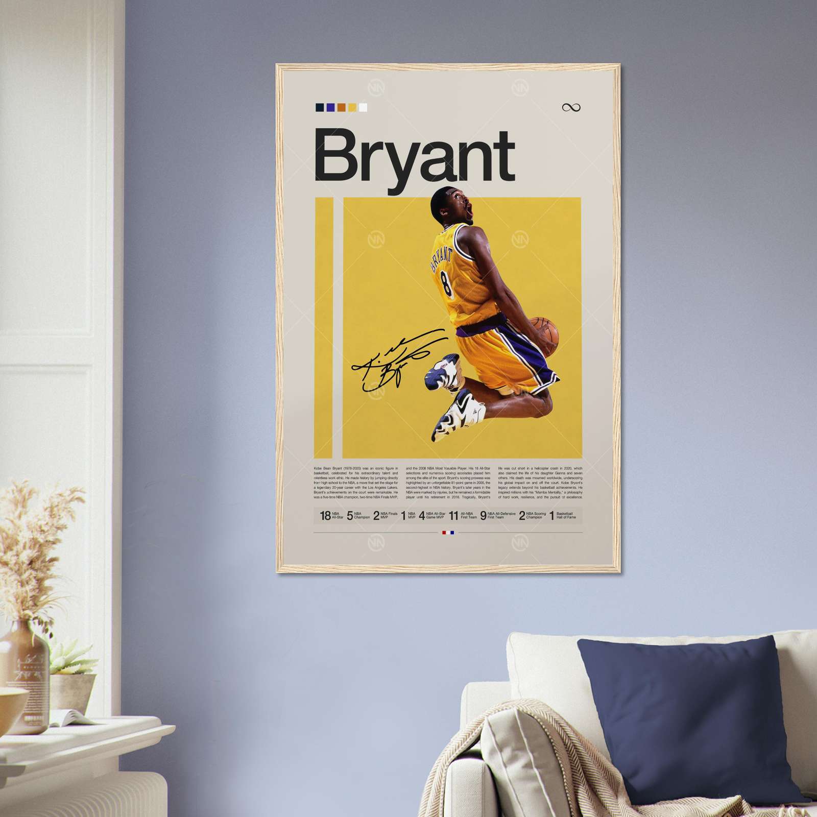 Kobe Bryant Poster 2, Full-Size Movie Poster, Ready to Hang - Citiesbox