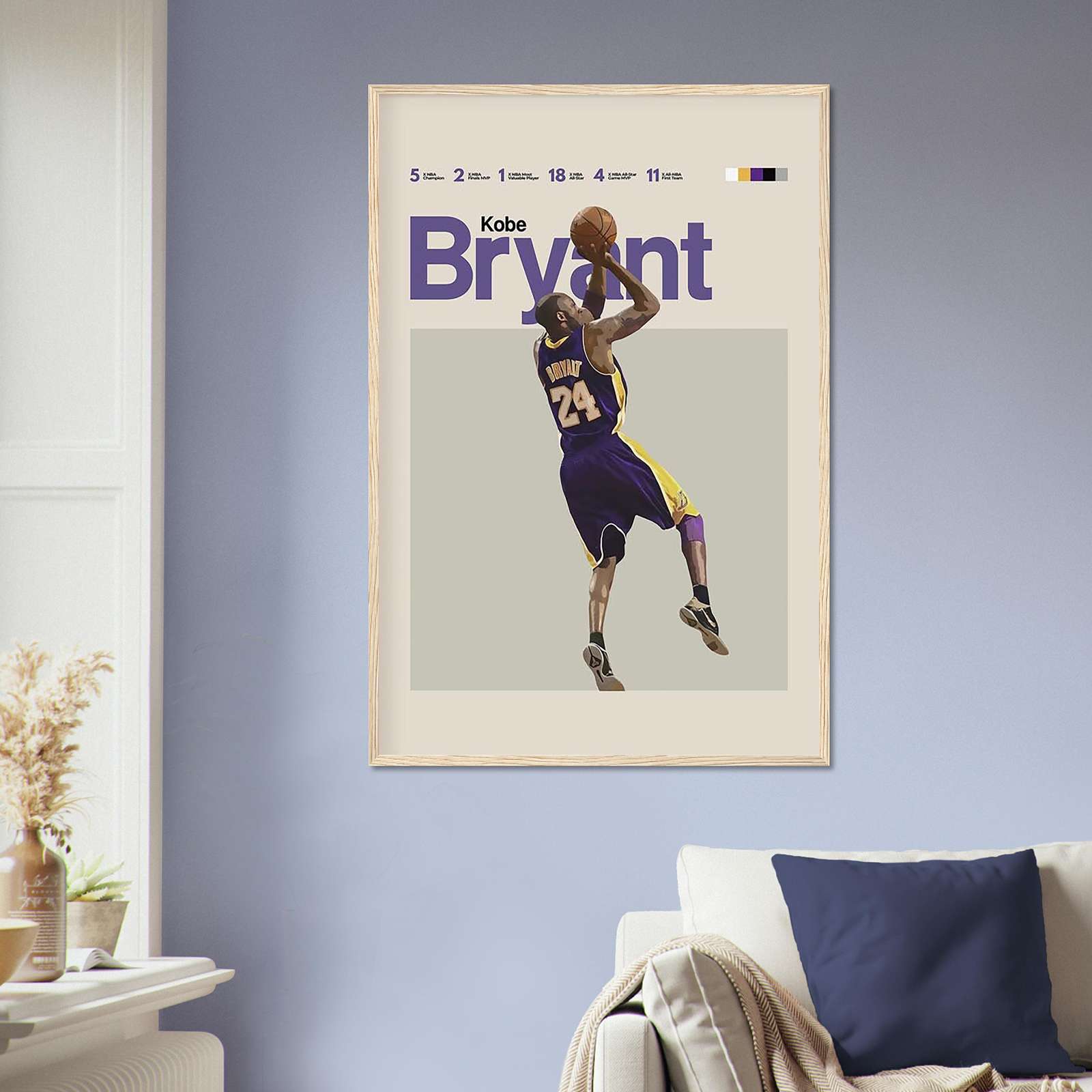 Kobe Bryant Poster, Basketball Poster, Full-Size Poster, Ready to Hang ...