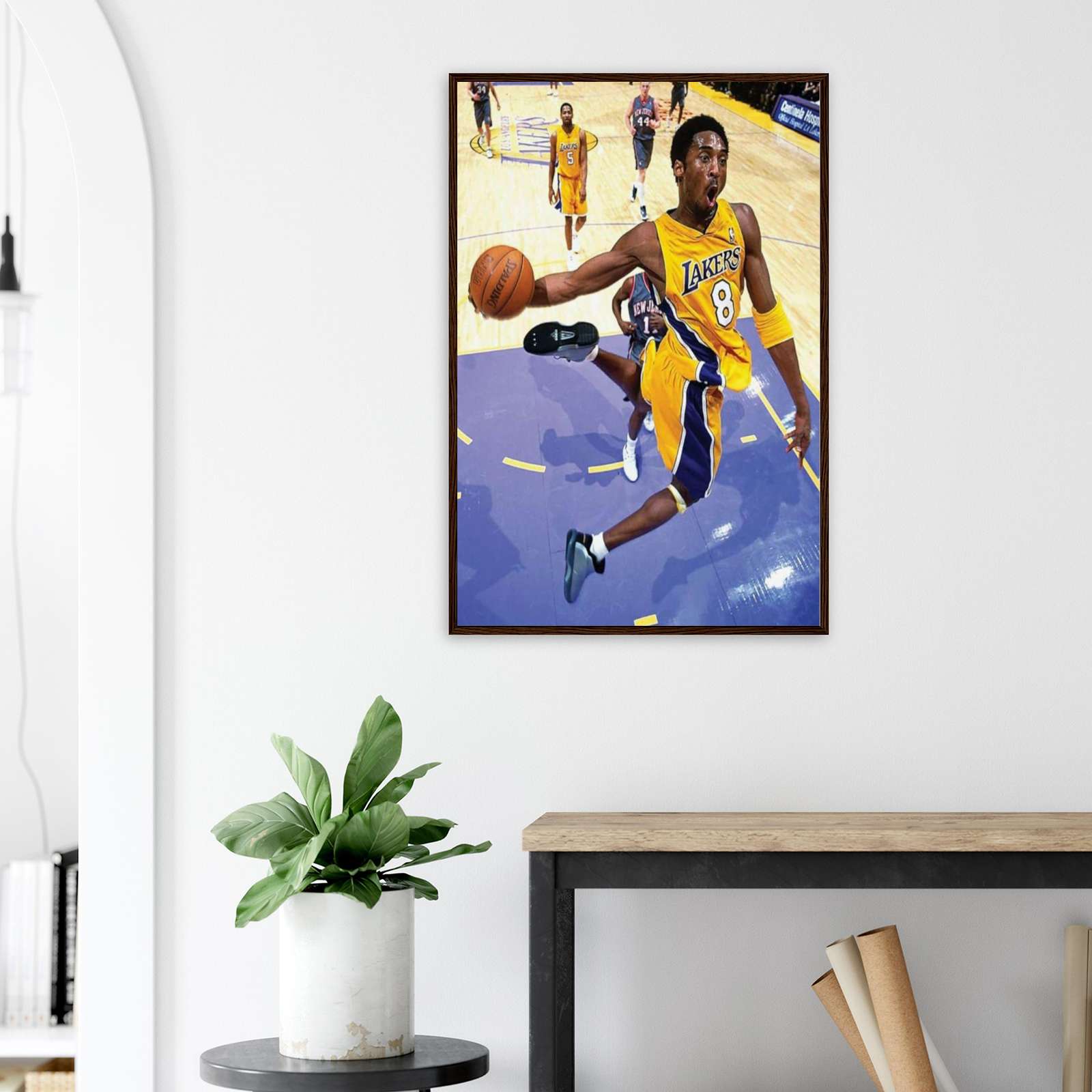Kobe Bryant Poster, Basketball Poster, Sports Poster, Sports Decor ...