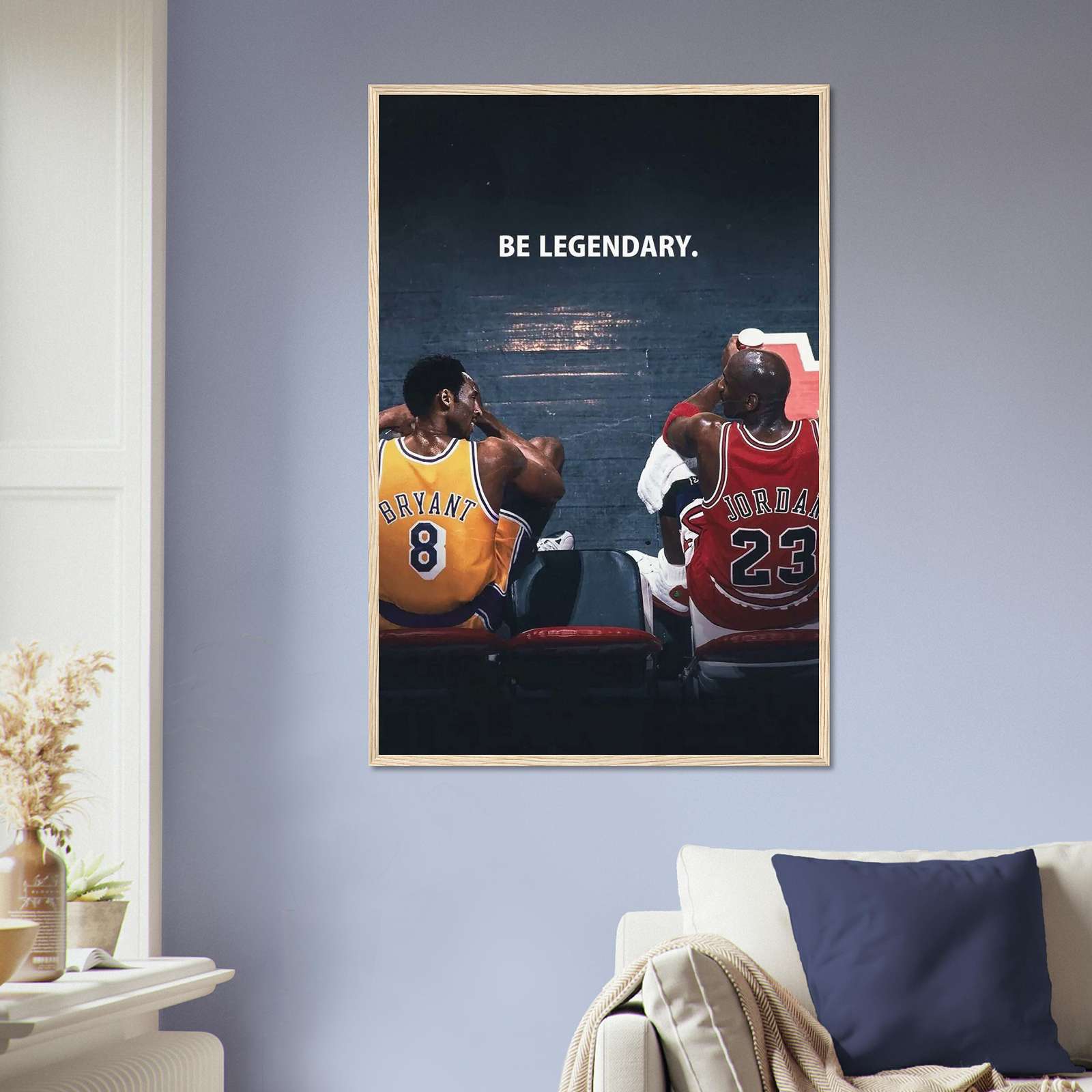 Kobe Bryant Poster, Michael Jordan Poster, Sports Poster, Full-Size ...