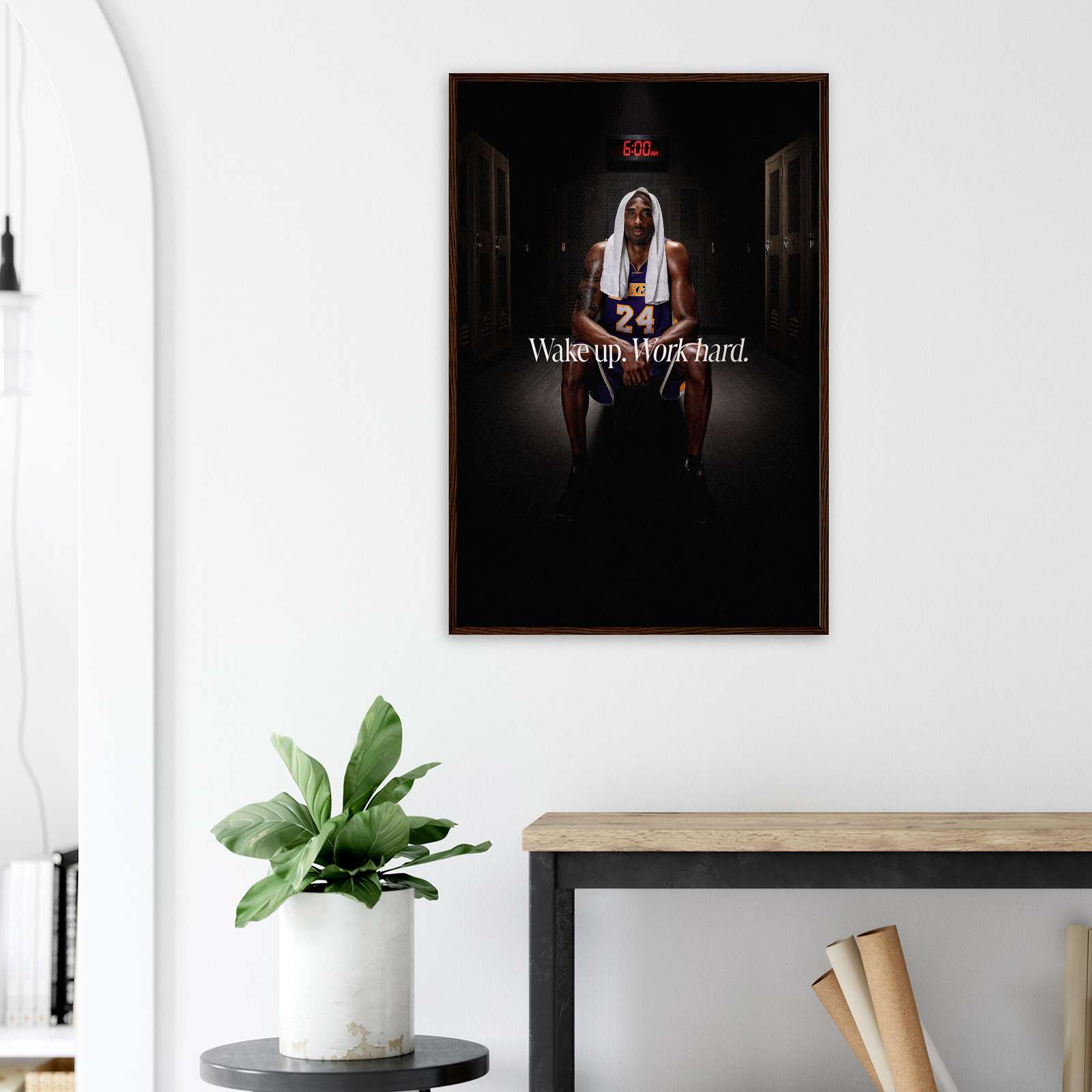 Kobe Bryant Poster, Sports Poster, Motivational Basketball, Full-Size ...